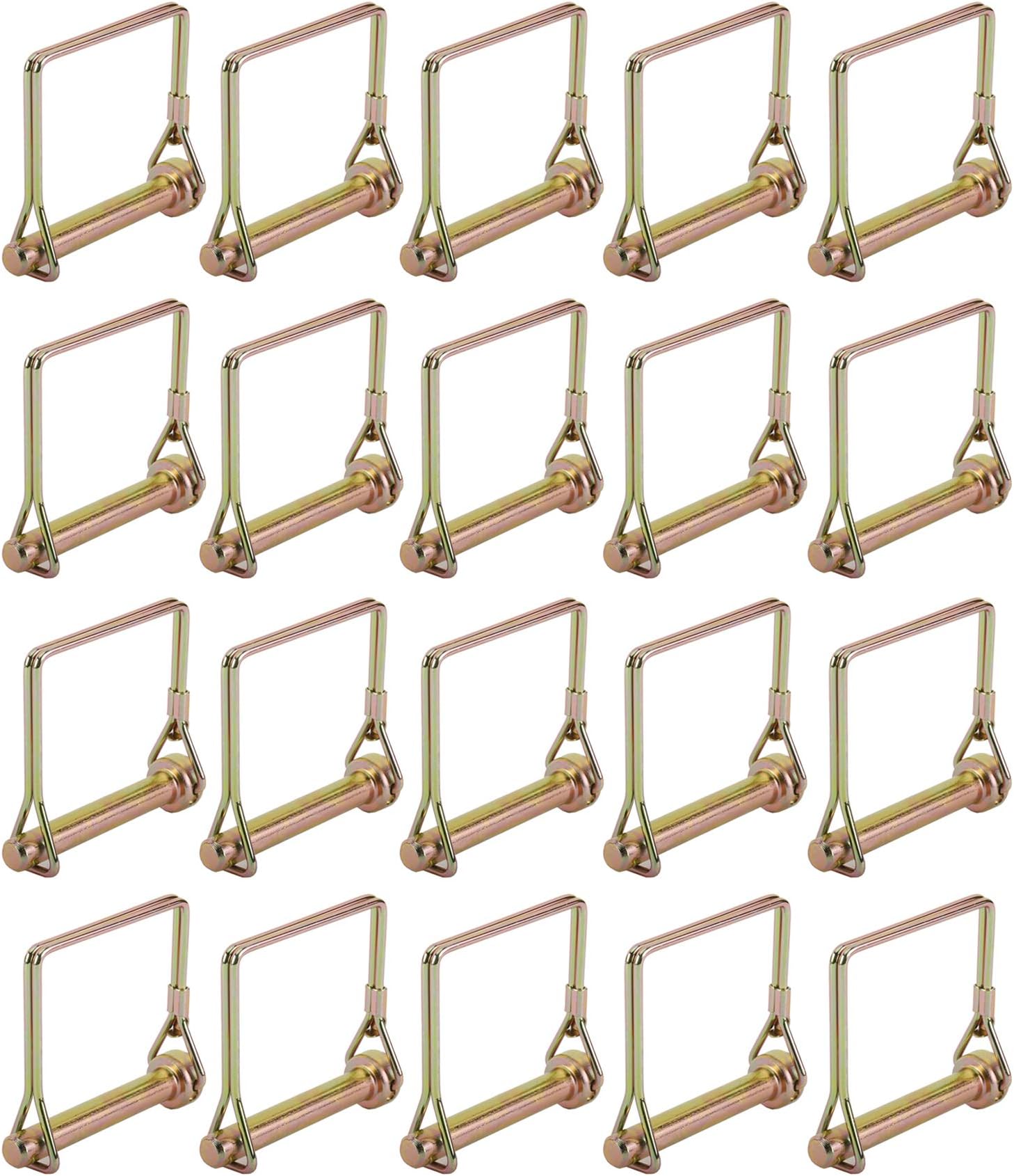 Amazon.com: AuInn 3/8 Inch x 2-1/4 Inch Shaft Lock Pin Wire Lock Pin ...