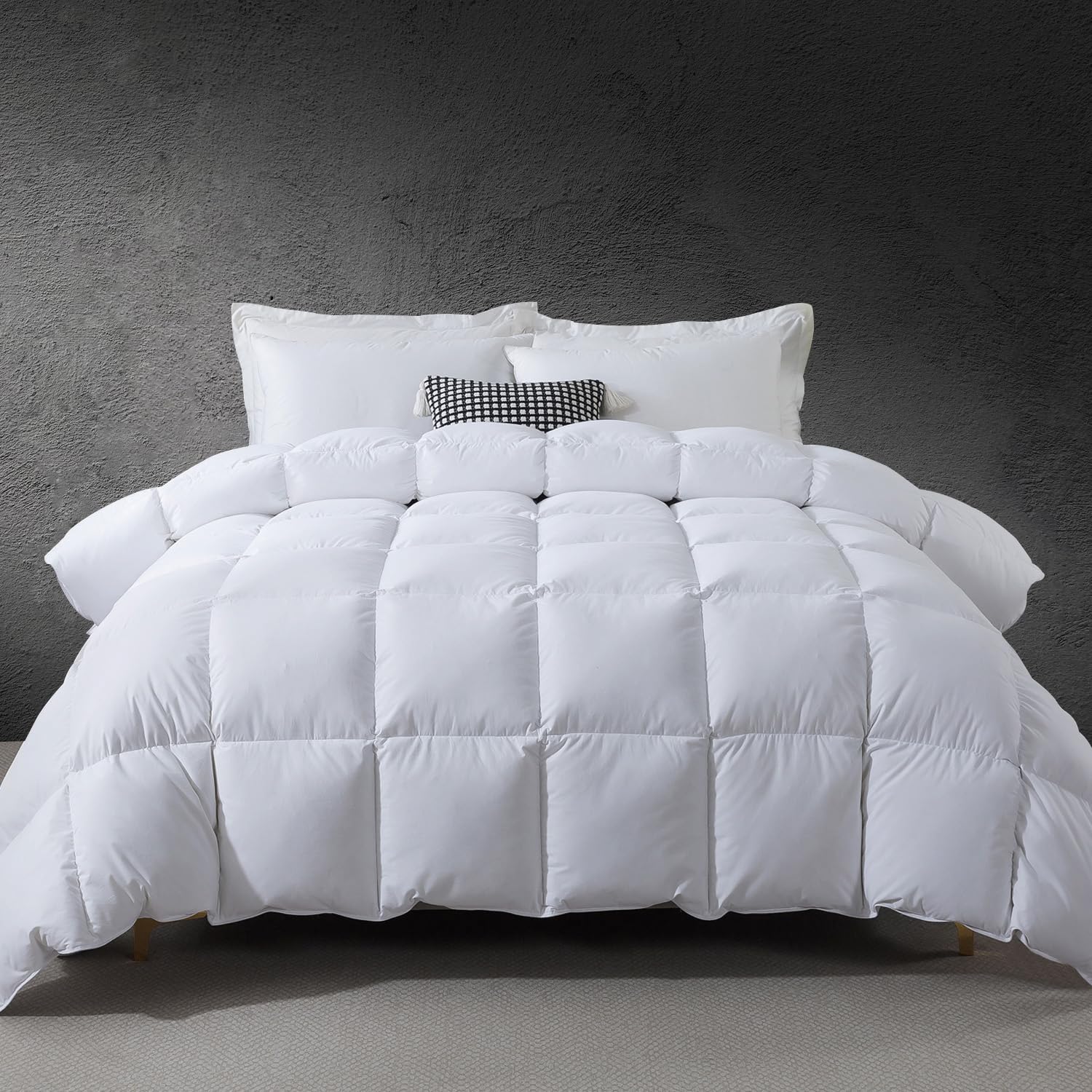 Amazon.com: BedTreat Luxury Goose Down Comforter King Size,Premium ...