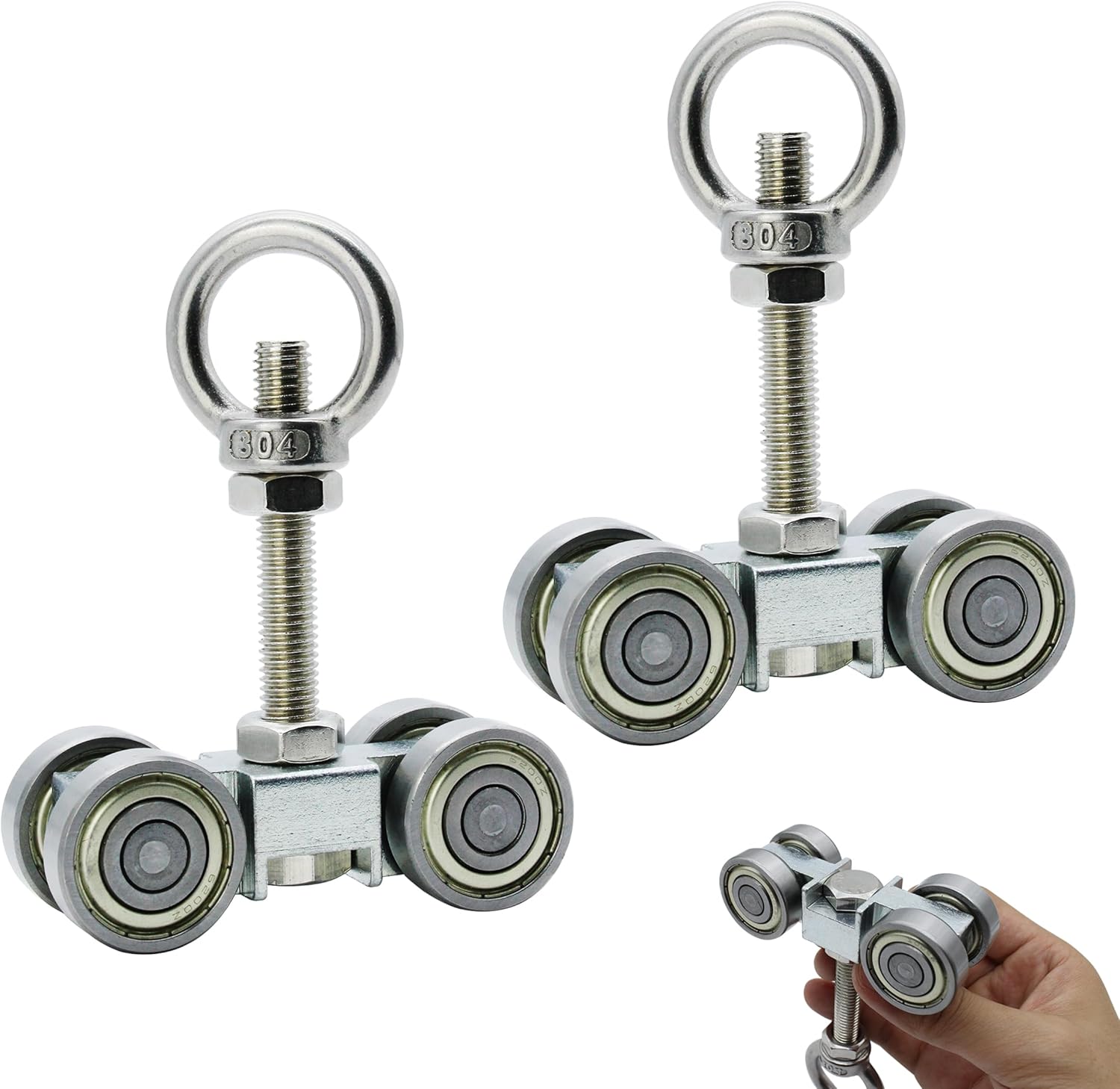 Amazon.com: 4 Wheel Trolley Assembly Roller Trolley ，Super Silent ...