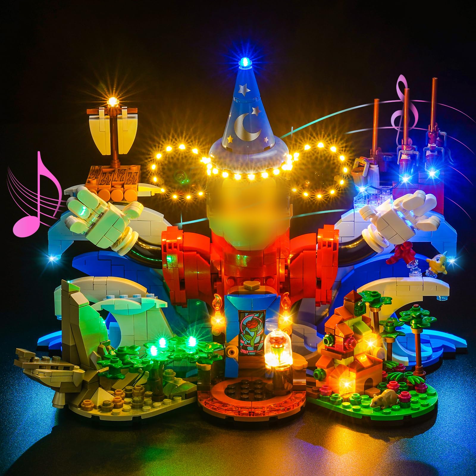 Amazon.com: LocoLee Light Compatible with Lego Magic of Disney 21352 ...