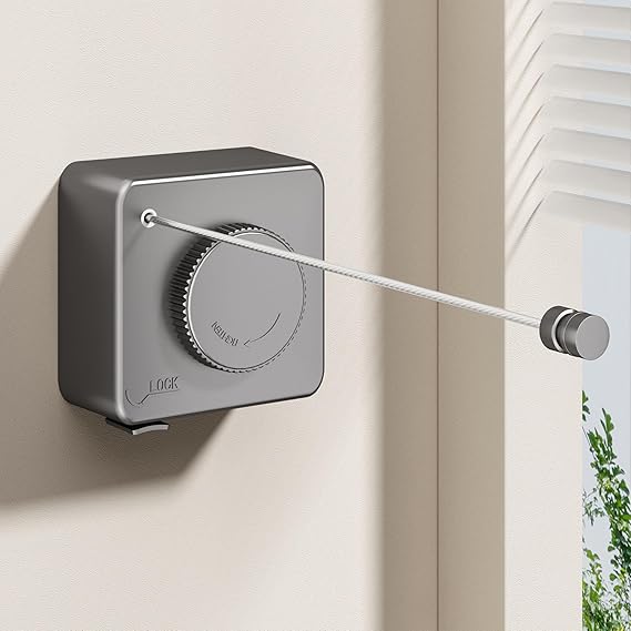 Amazon.com: Retractable Clothesline Indoor Outdoor, Clothes Line ...