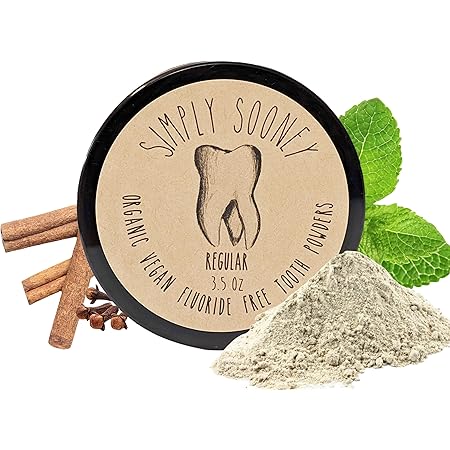 Amazon.com: Organic Vegan Fluoride Free Remineralizing Tooth Powder ...