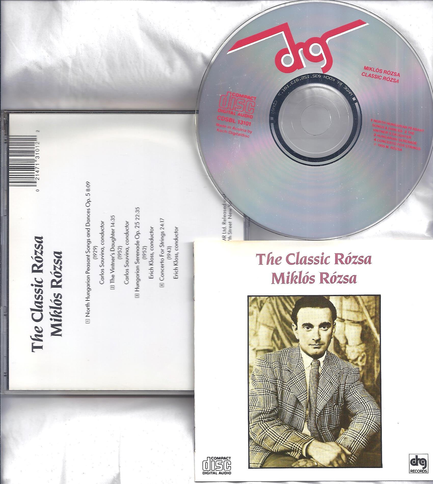 Classic Rozsa: Amazon.co.uk: CDs & Vinyl