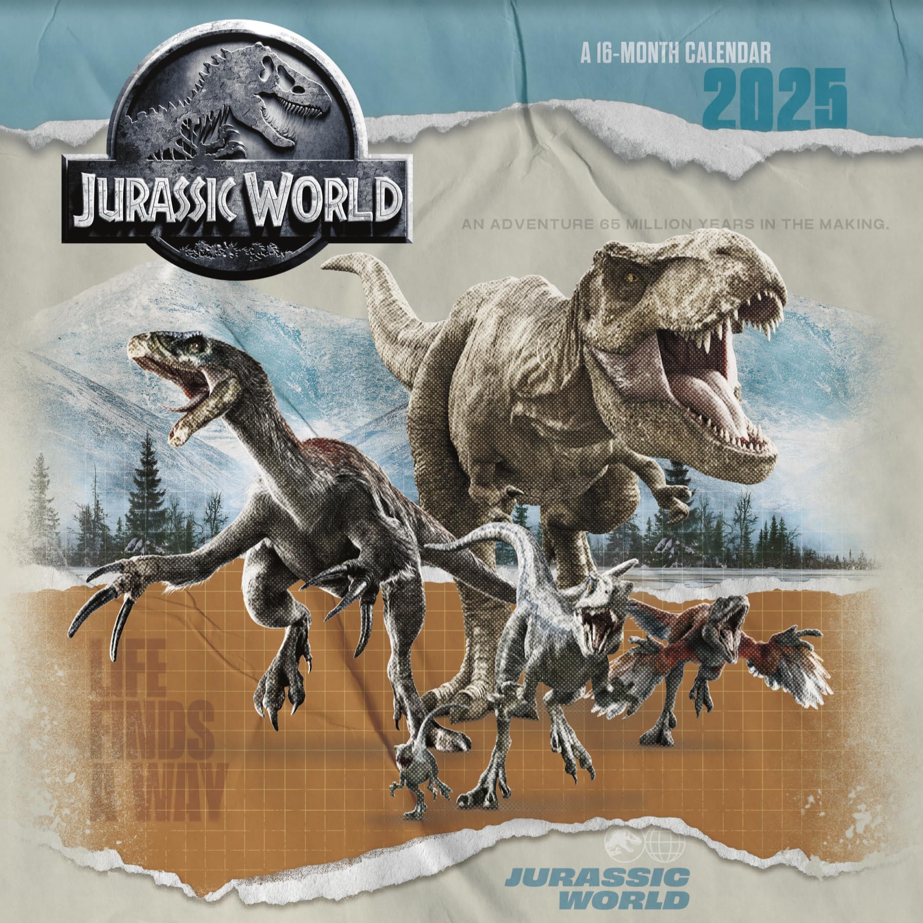 Amazon.com: 2025 Jurassic World Wall Calendar: 9781438899206: Trends ...