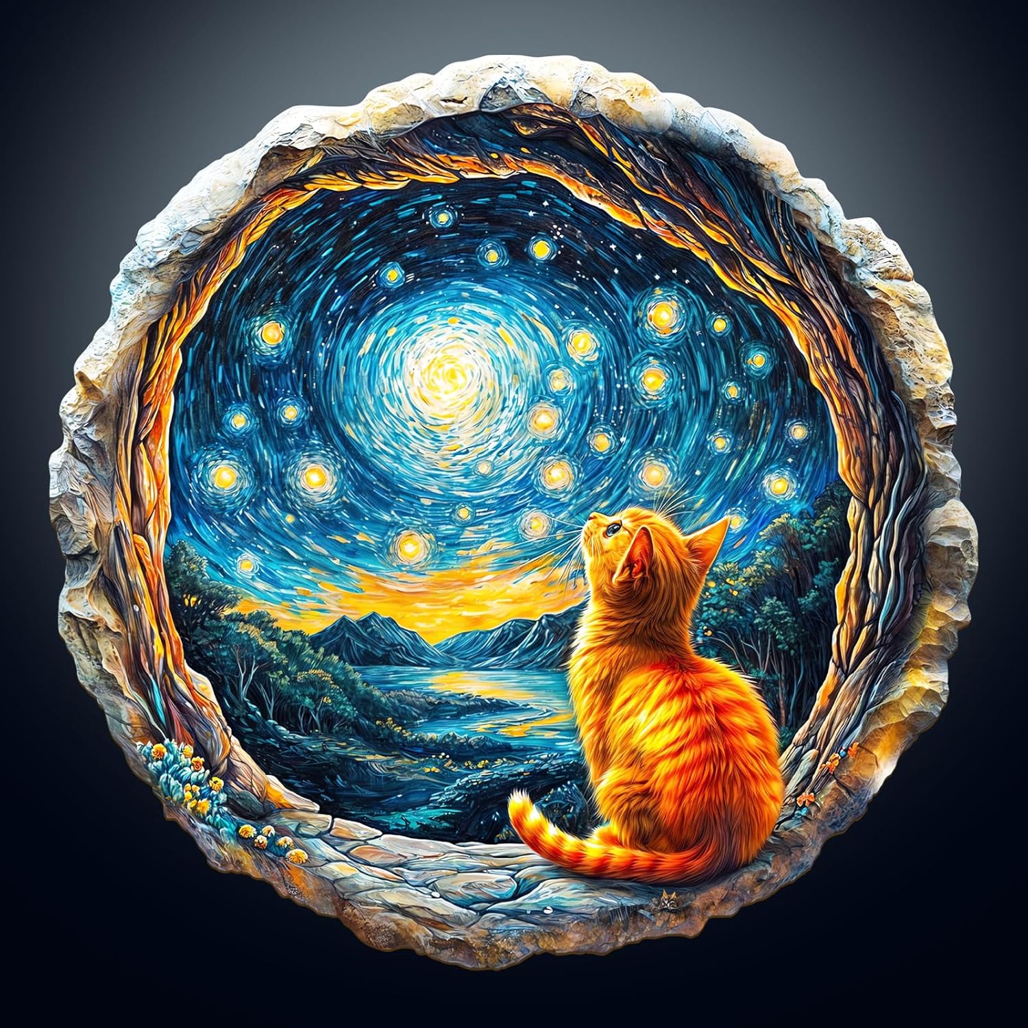 Wooden Puzzles for Adults, 275pcs Starry Dream Wooden Jigsaw Puzzles ...