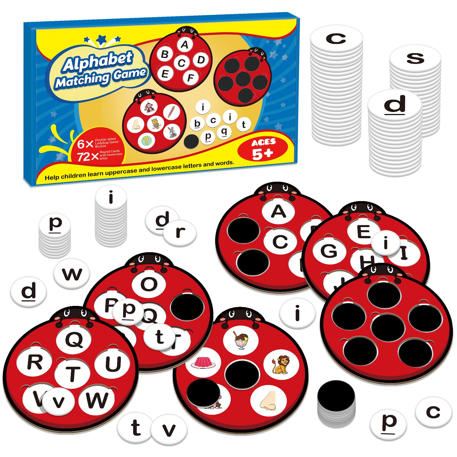 Amazon.com: SkilLify Alphabet Games Letter Learning Toys ABC Flash ...