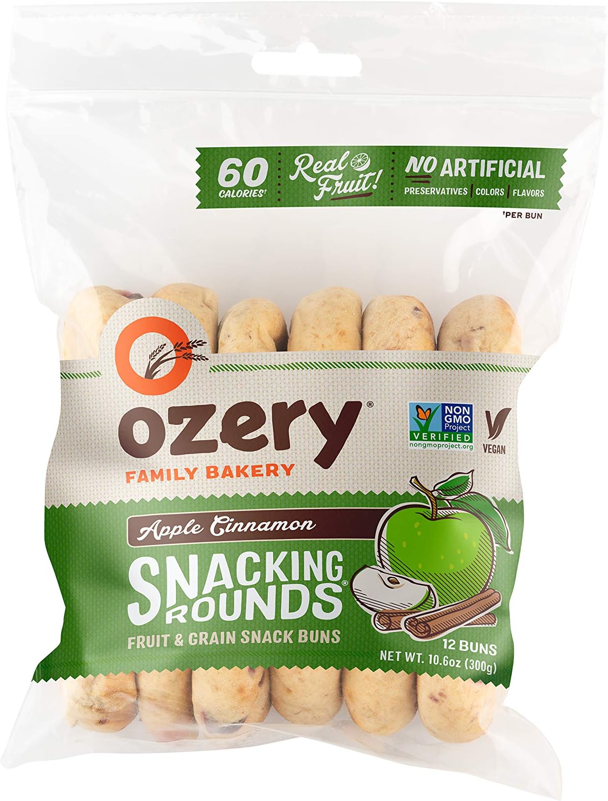 Amazon.com: OZERY BAKERY Morning Round Pita Bread, Muesli, 12.7 Ounce ...