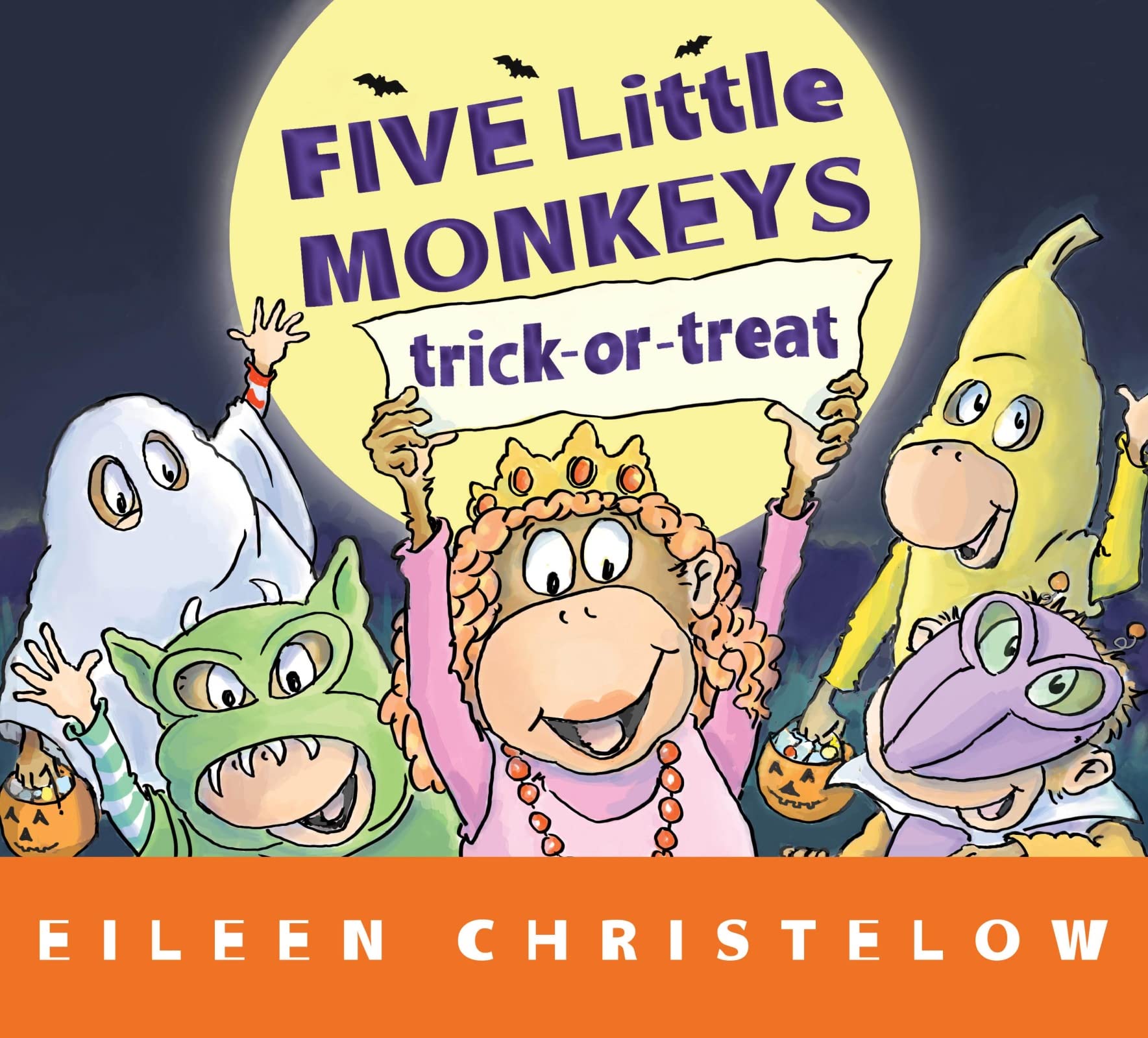 Five Little Monkeys Trick-or-Treat Lap Board Book (A Five Little ...
