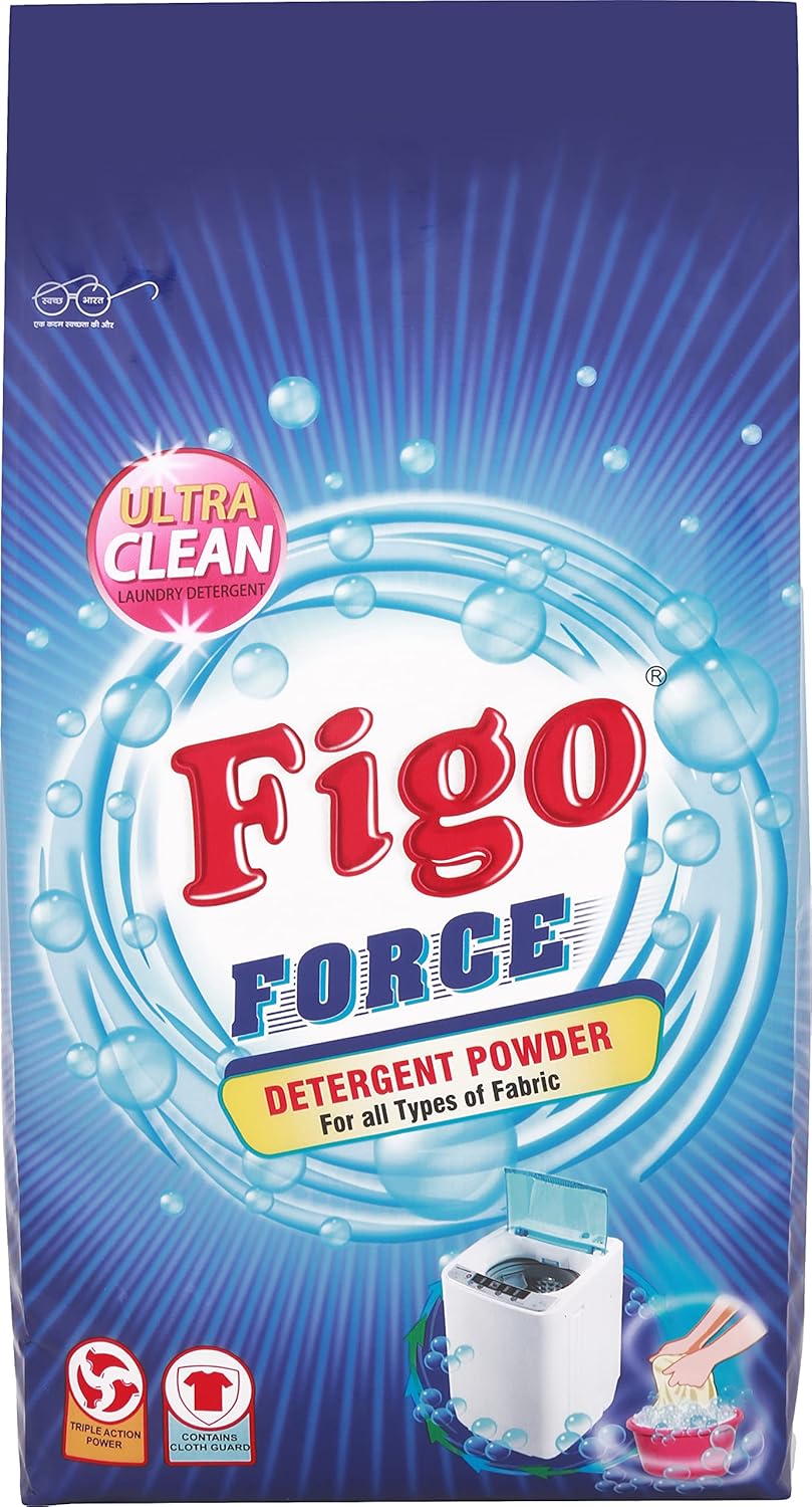 Figo Force Detergent Powder 3 Kg : Amazon.in: Health & Personal Care