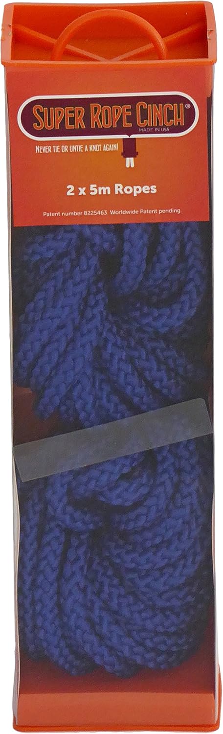 Super Rope Cinch 5 m Rope - Blue (2-Piece) : Amazon.co.uk: DIY & Tools