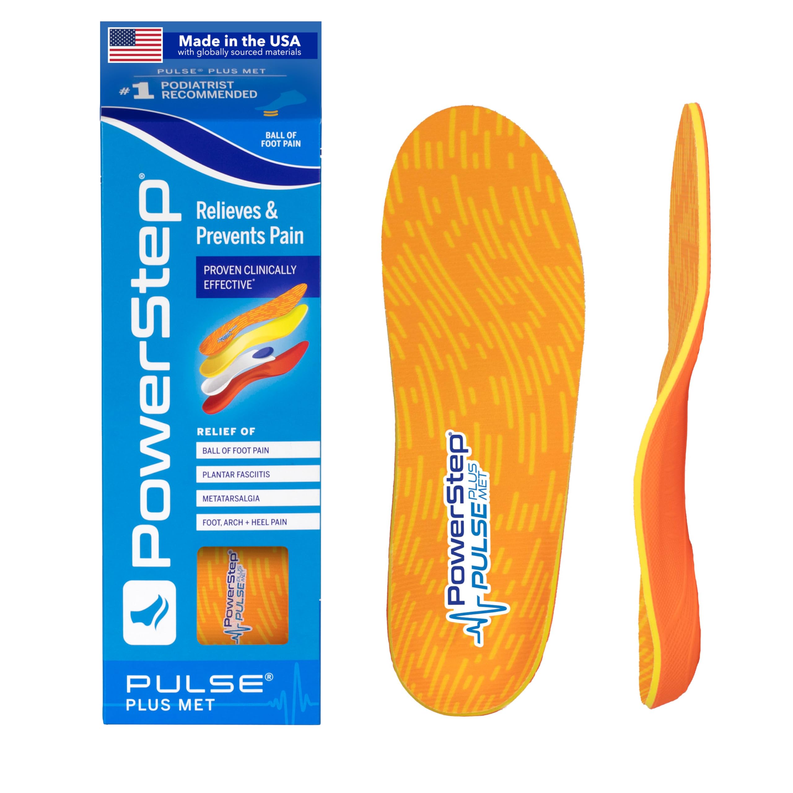 Snapklik.com : PowerStep Pulse Plus Ball Of Foot Pain Relief Shoe ...
