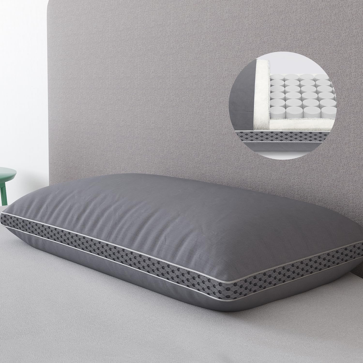 SweetLove Bed Pillows for Sleeping, Pocket Spring Pillows with ...