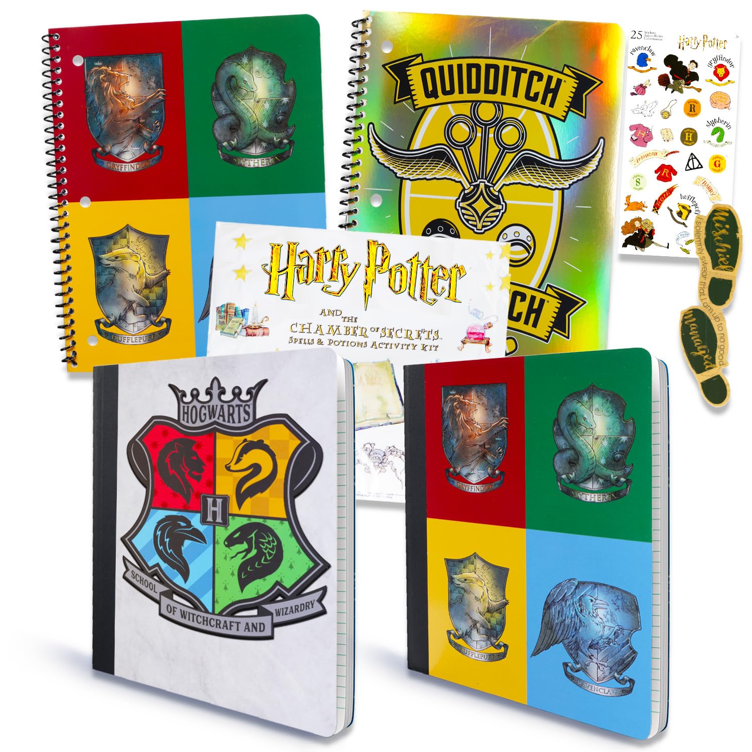 Amazon.com: Harry Potter Notebooks for School - Harry Potter ...