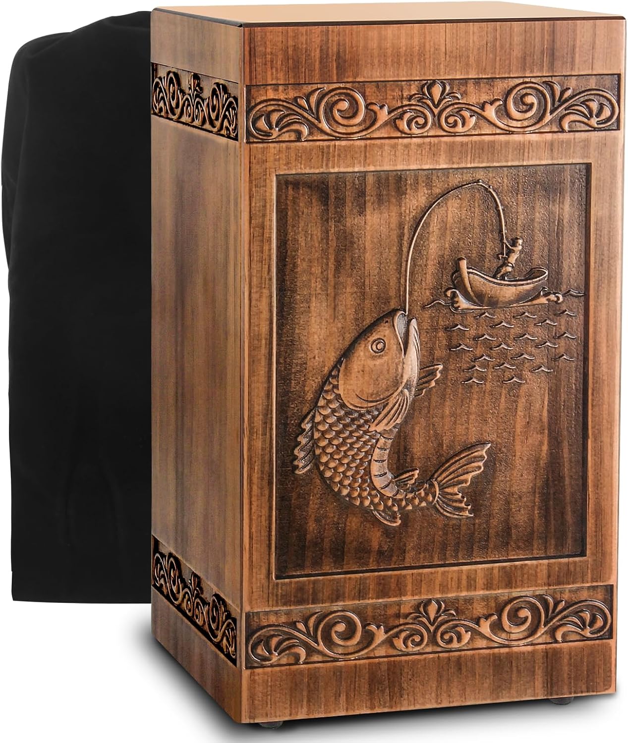 Wooden Urn for Ashes Adult Male Female, Cremation Urns for Human Ashes ...