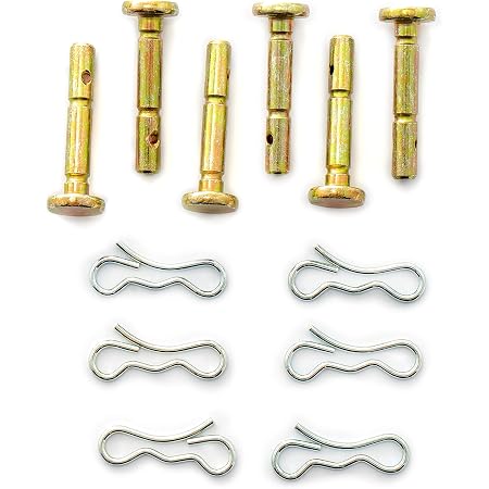 Amazon.com: Craftsman CMXGZAM241055 Snow Blower Shear Pins, Silver/Gold ...