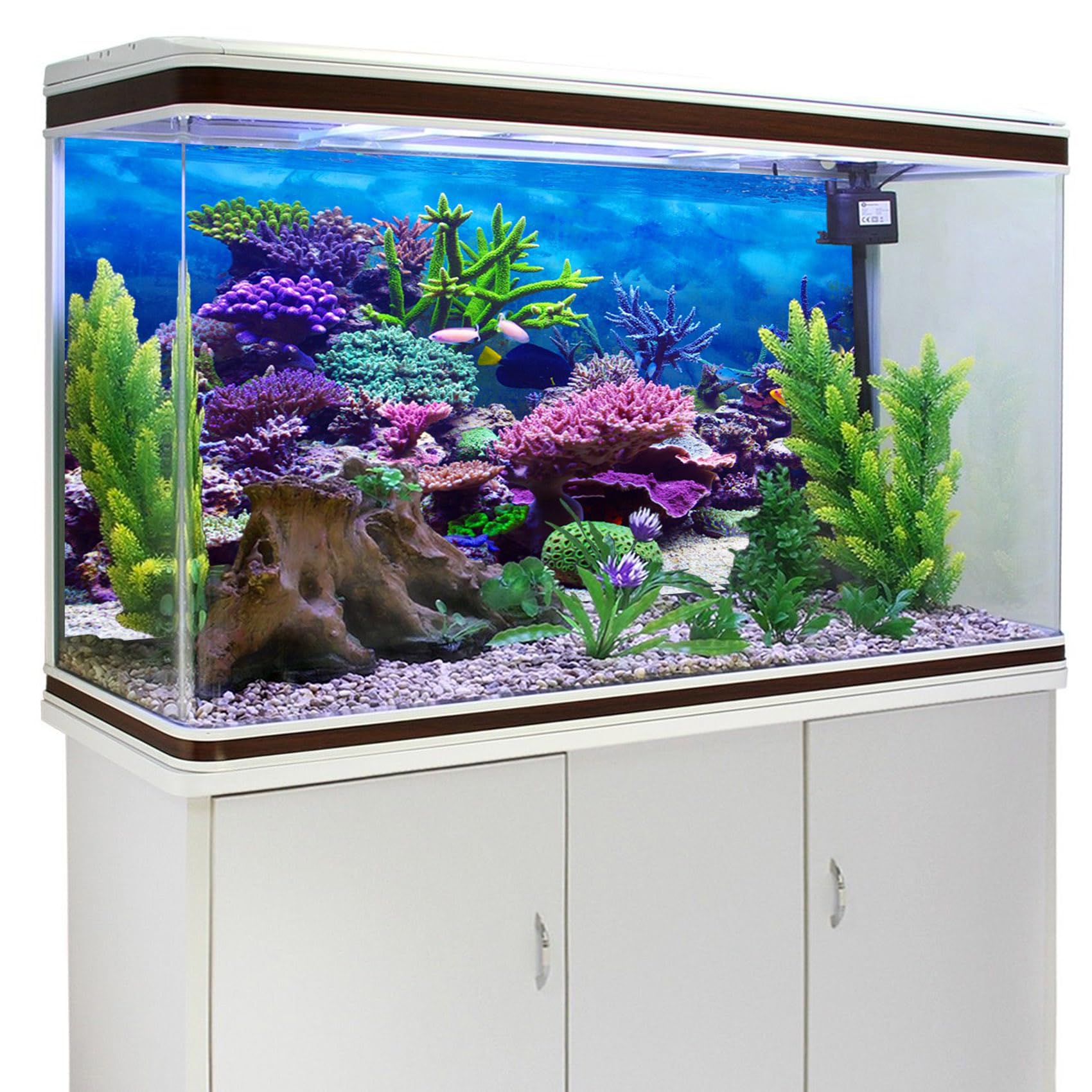 Snapklik.com : Ocean Theme Fish Tank Background 48x24 Inch Coral ...