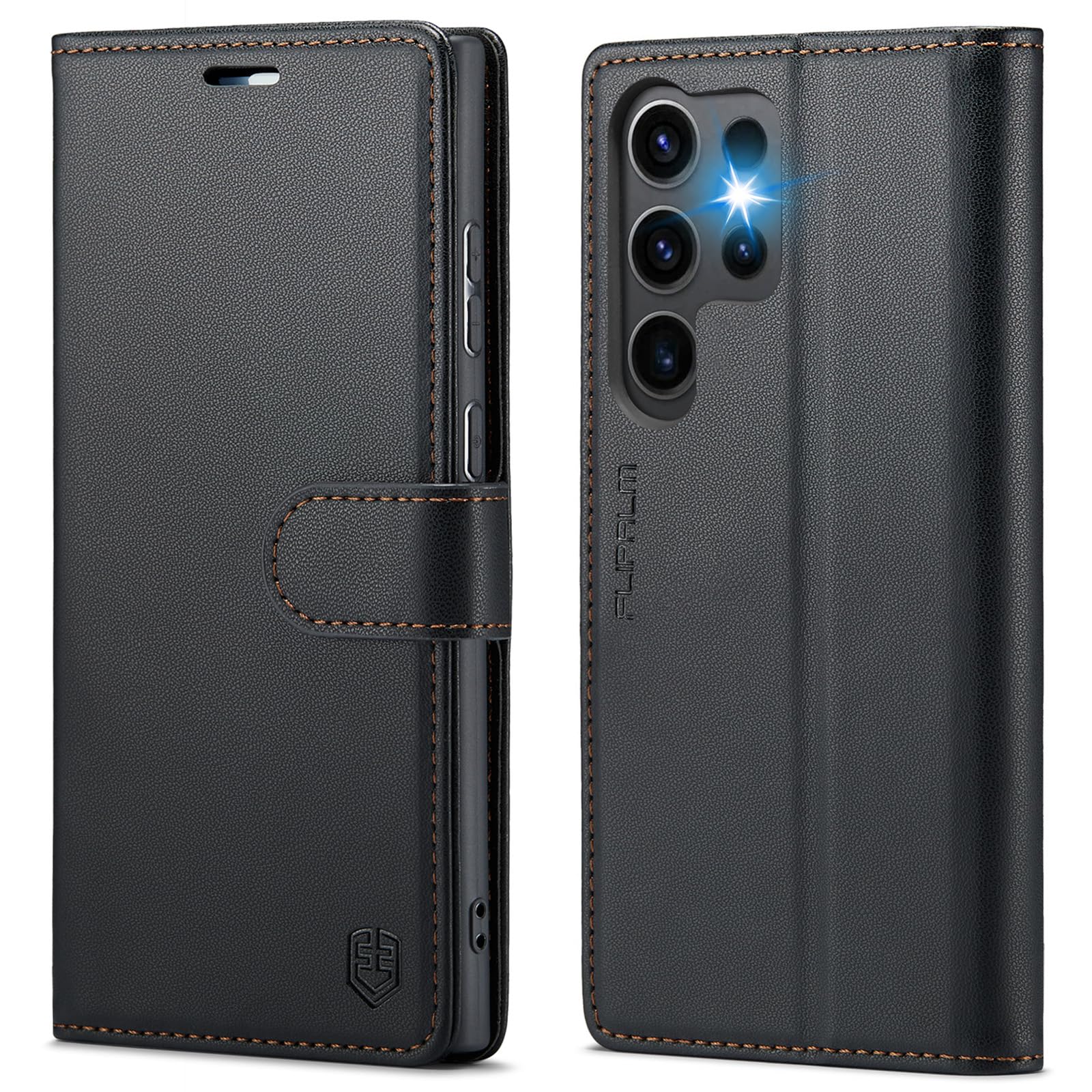 Amazon.com: FLIPALM for Samsung Galaxy S23 Ultra Wallet Case with RFID Blocking Credit Card ...