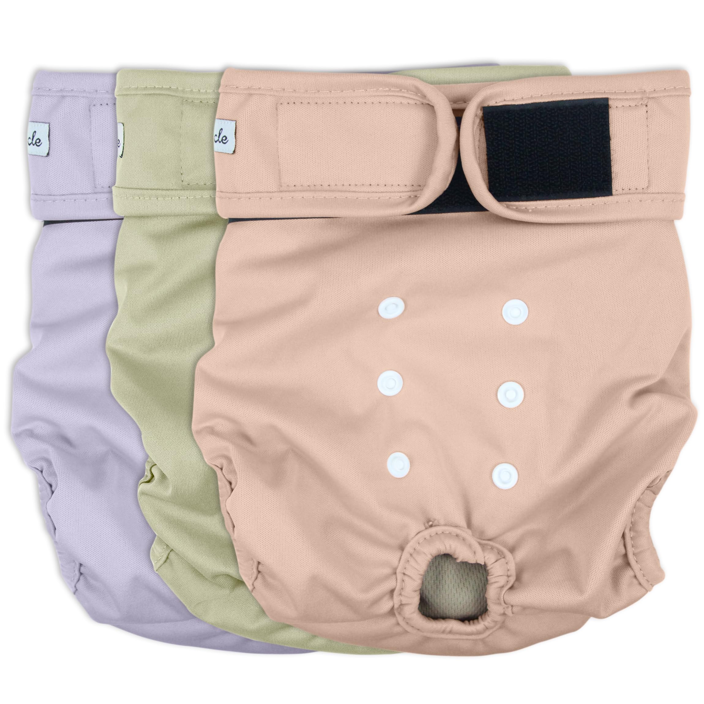 Amazon.com : Grecle Washable Female Dog Diapers - Premium Reusable ...
