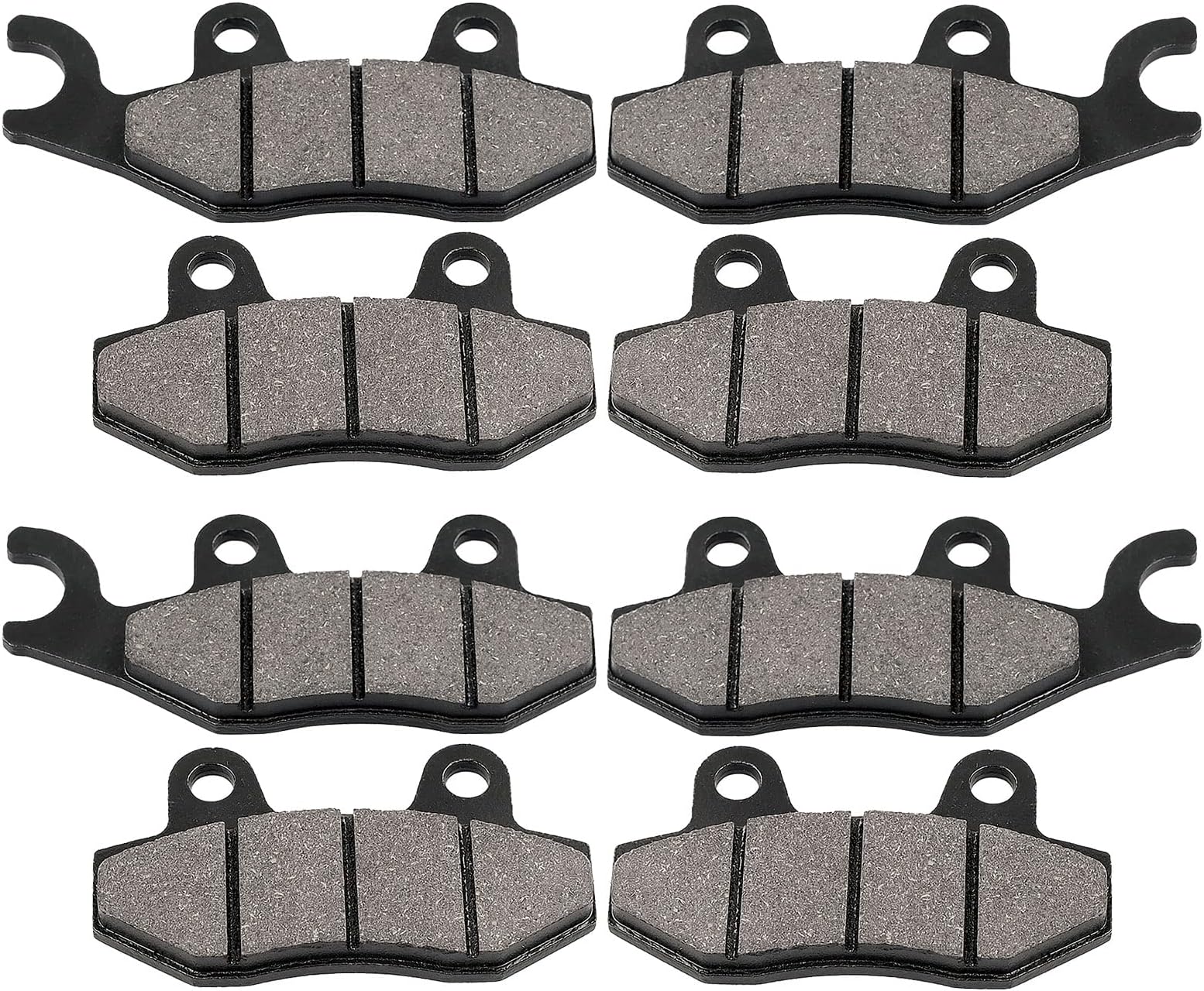 Amazon.com: Front Rear Brake Pads for Yamaha Rhino 700 Raptor 700 ...