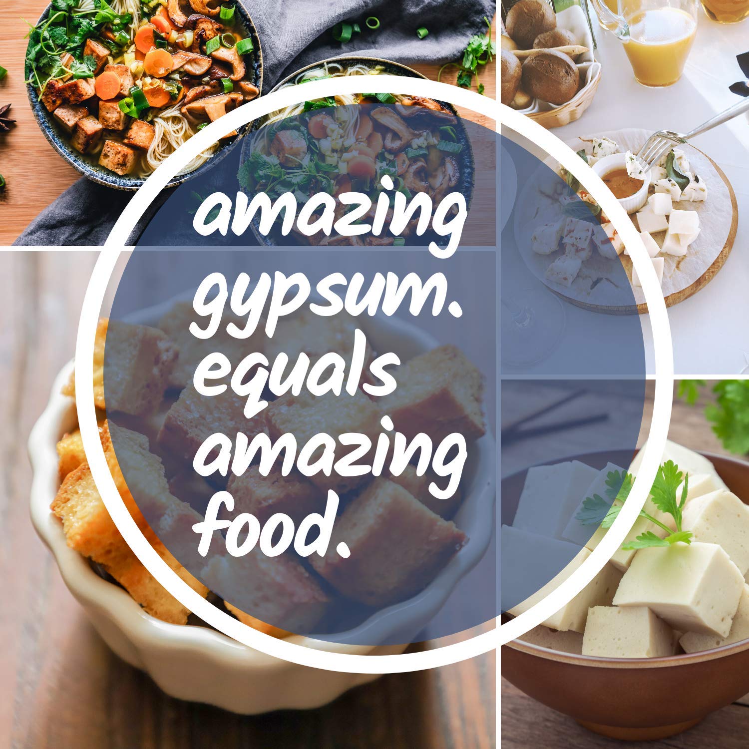 Buy Gypsum Powder Tofu Coagulant By Handy Pantry - Calcium Sulfate ...