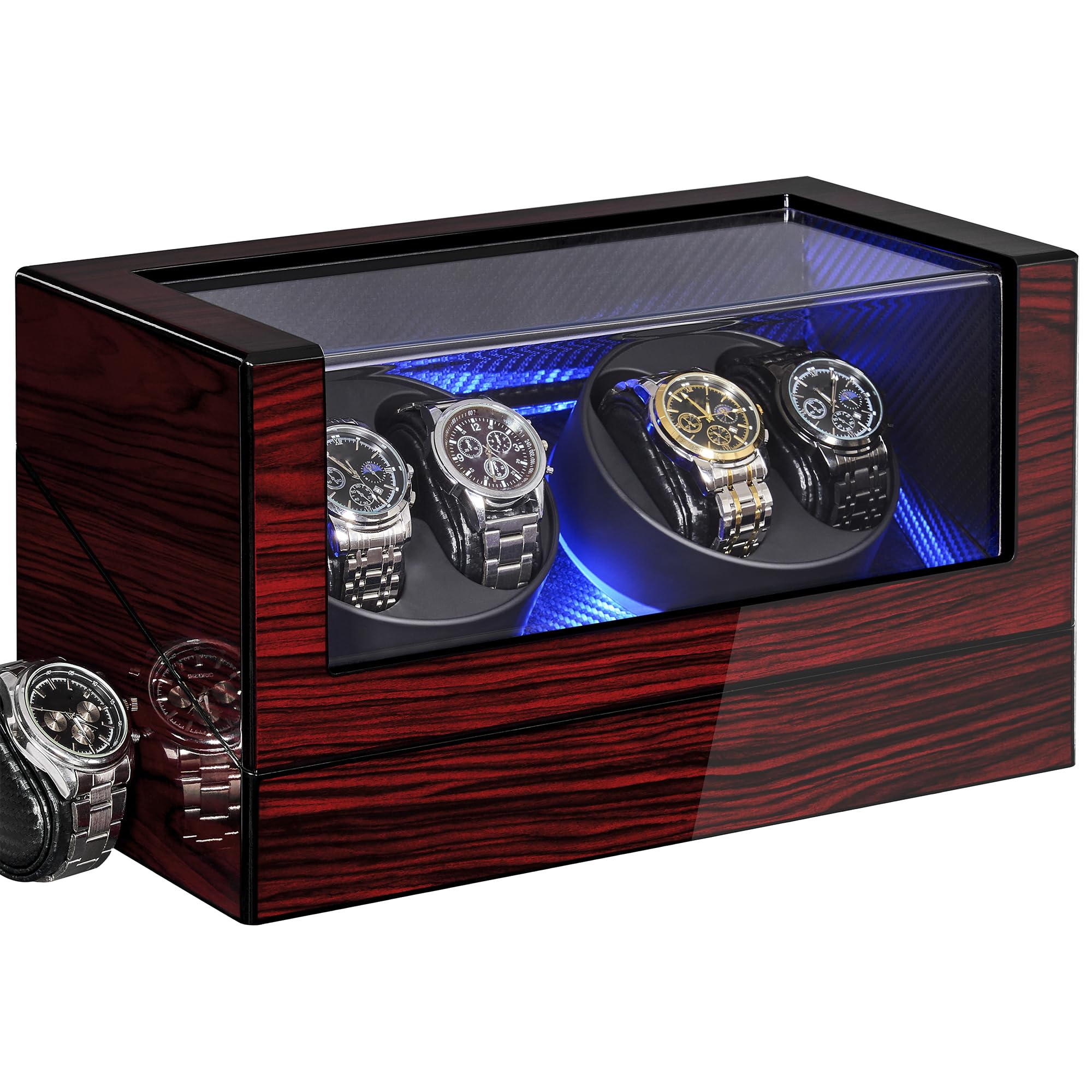 7 Best Watch Winder Box | Quiet Motors & Real Wood Builds