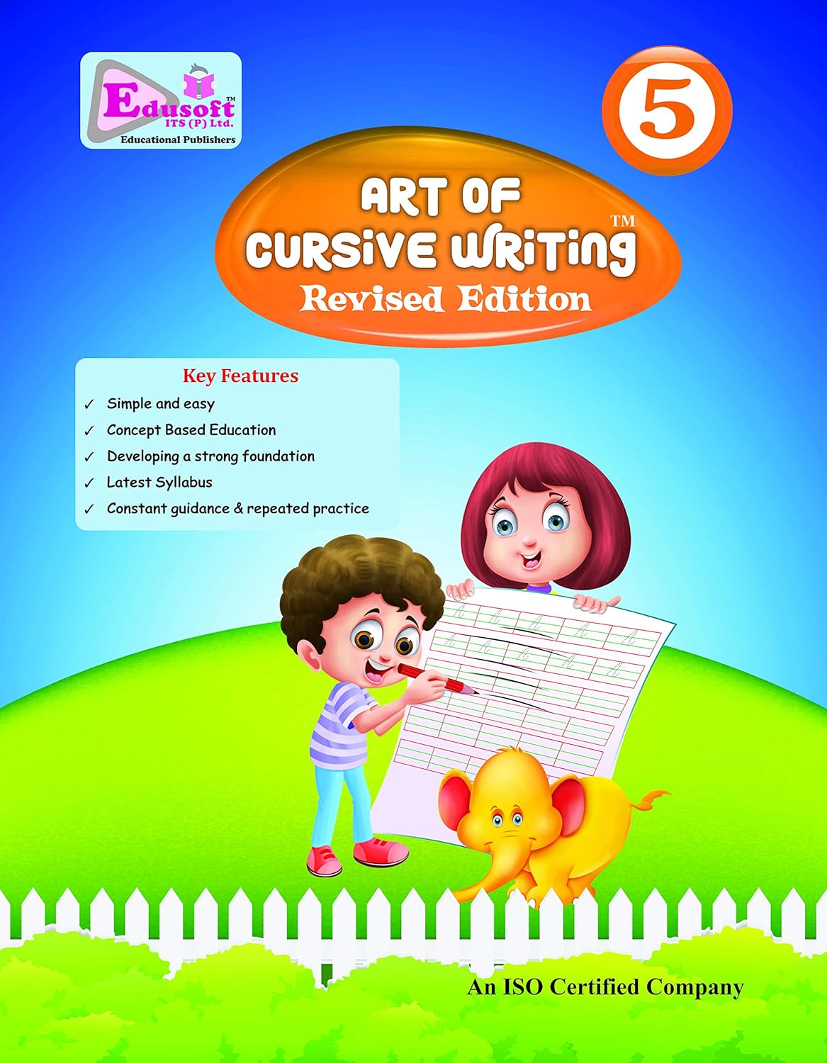 Art of Cursive (English writing), Class - 5 (Edusoft) : Edusoft: Amazon ...