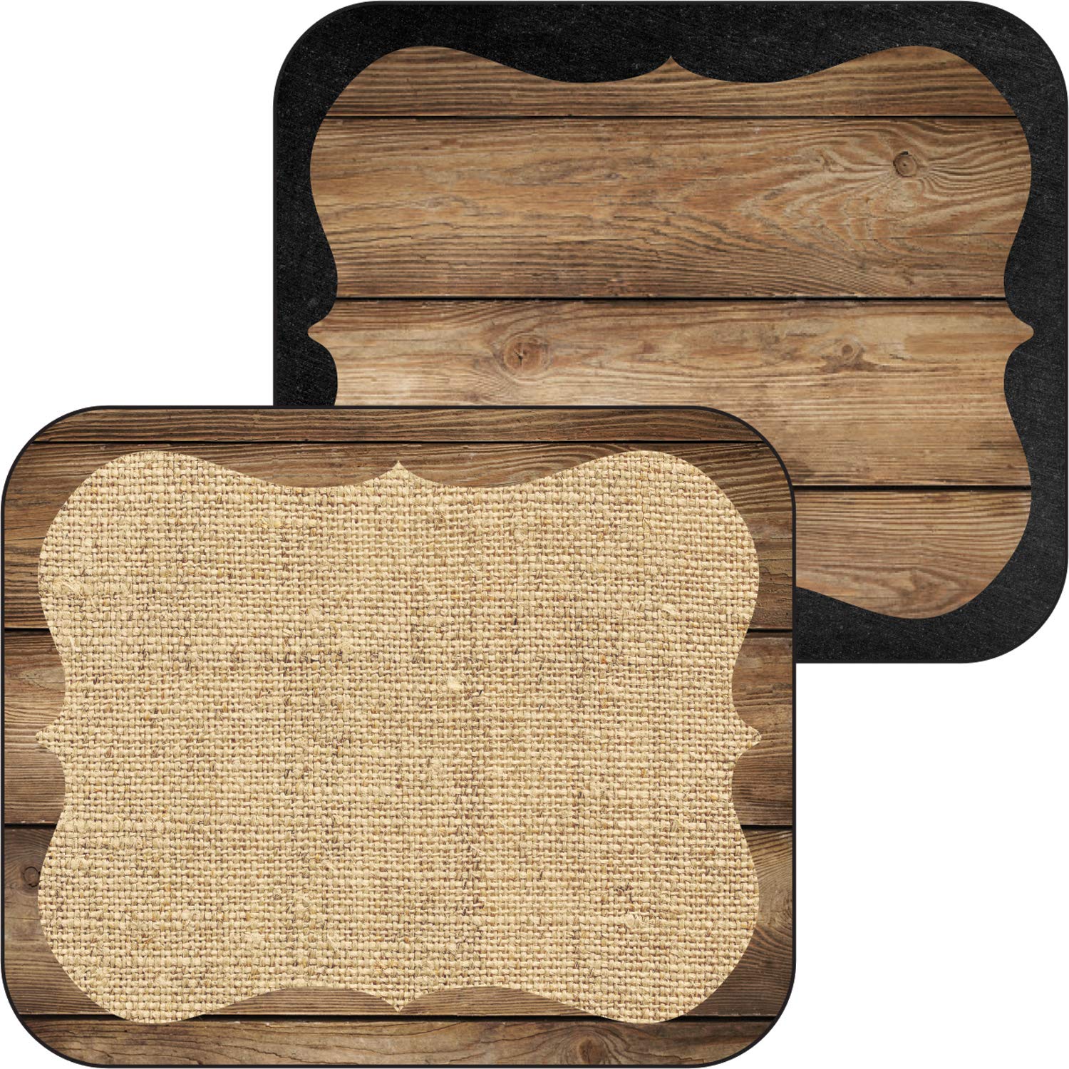 Snapklik.com : Industrial Chic 40 Pc Farmhouse Name Tags, Chalkboard ...