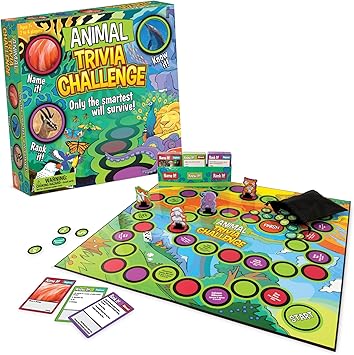 Amazon.com: MindWare – Animal Trivia Challenge Game : Toys & Games