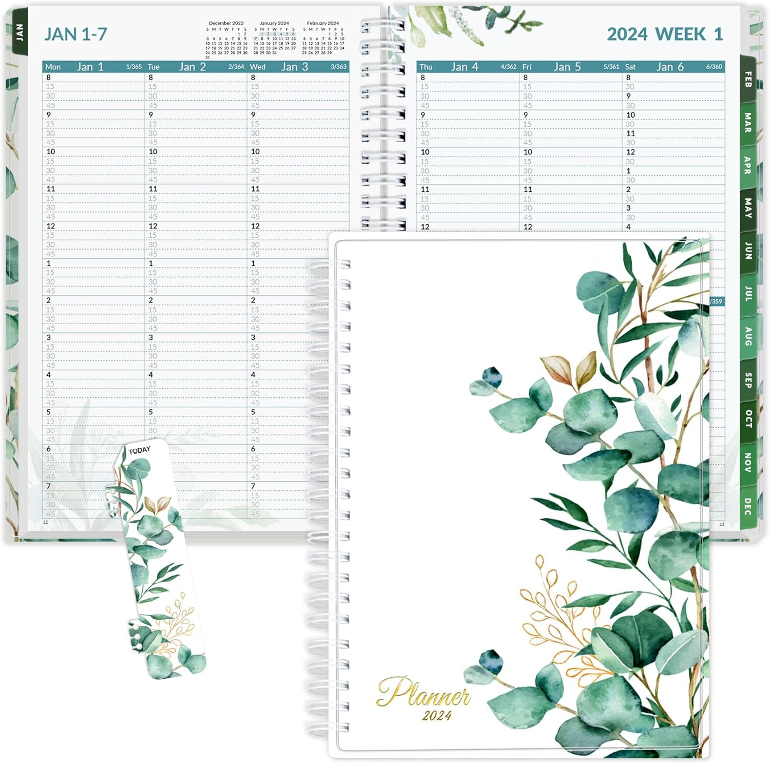 Amazon.com : SUNEE 2025 Appointment Book, Quarter-Hourly, Weekly & Monthly - from January 2025 ...