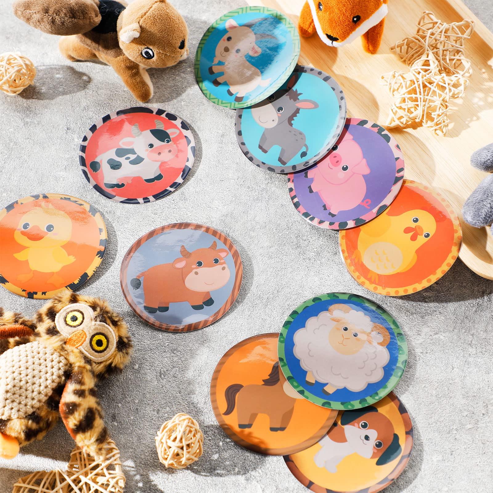 Snapklik.com : Funrous 20 Pcs Farm Animal Potty Training Stickers ...