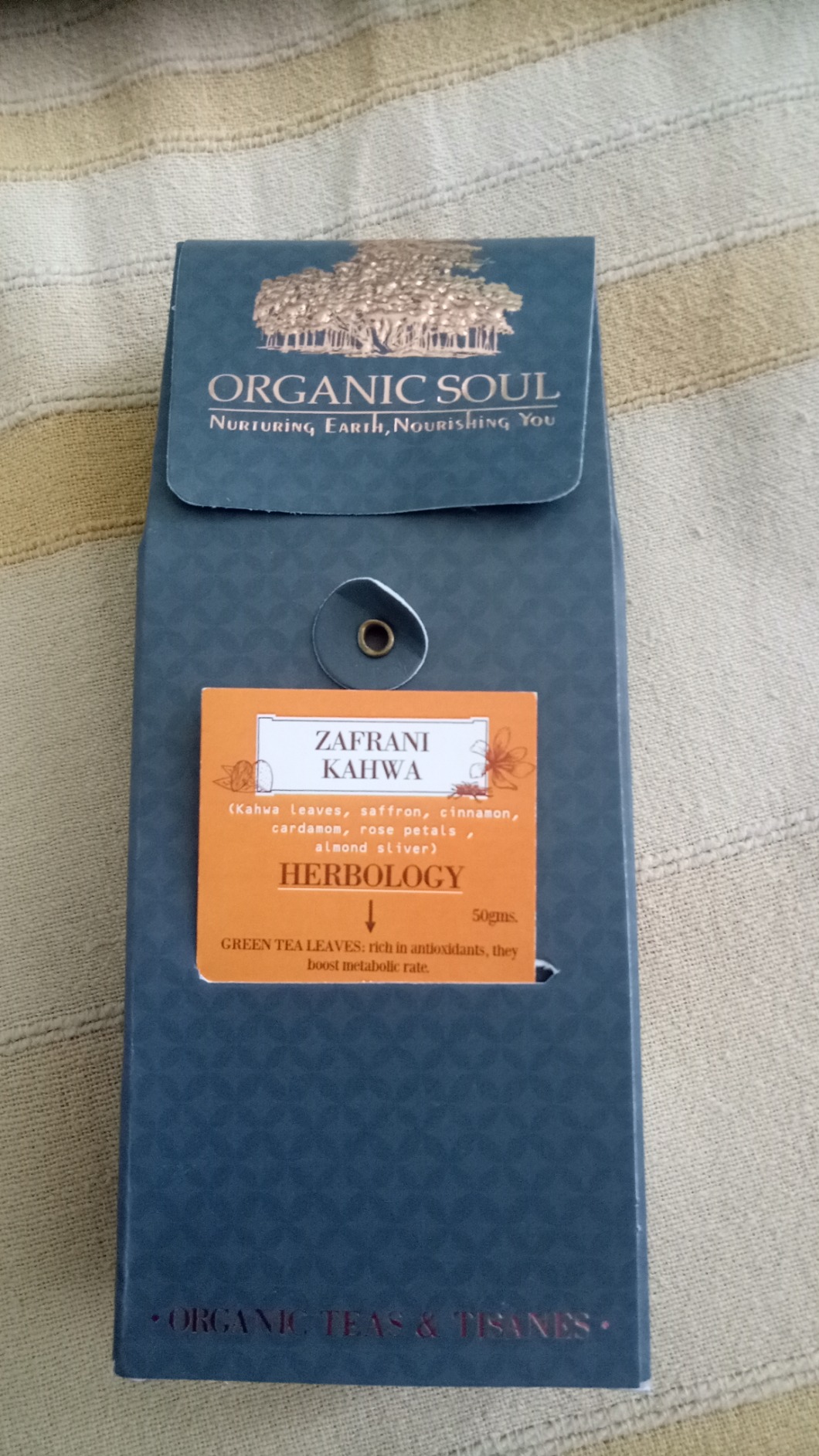 Organic Soul - Zafrani Kahwa Organic Tea 50g | Kashmiri Qawah Chai ...