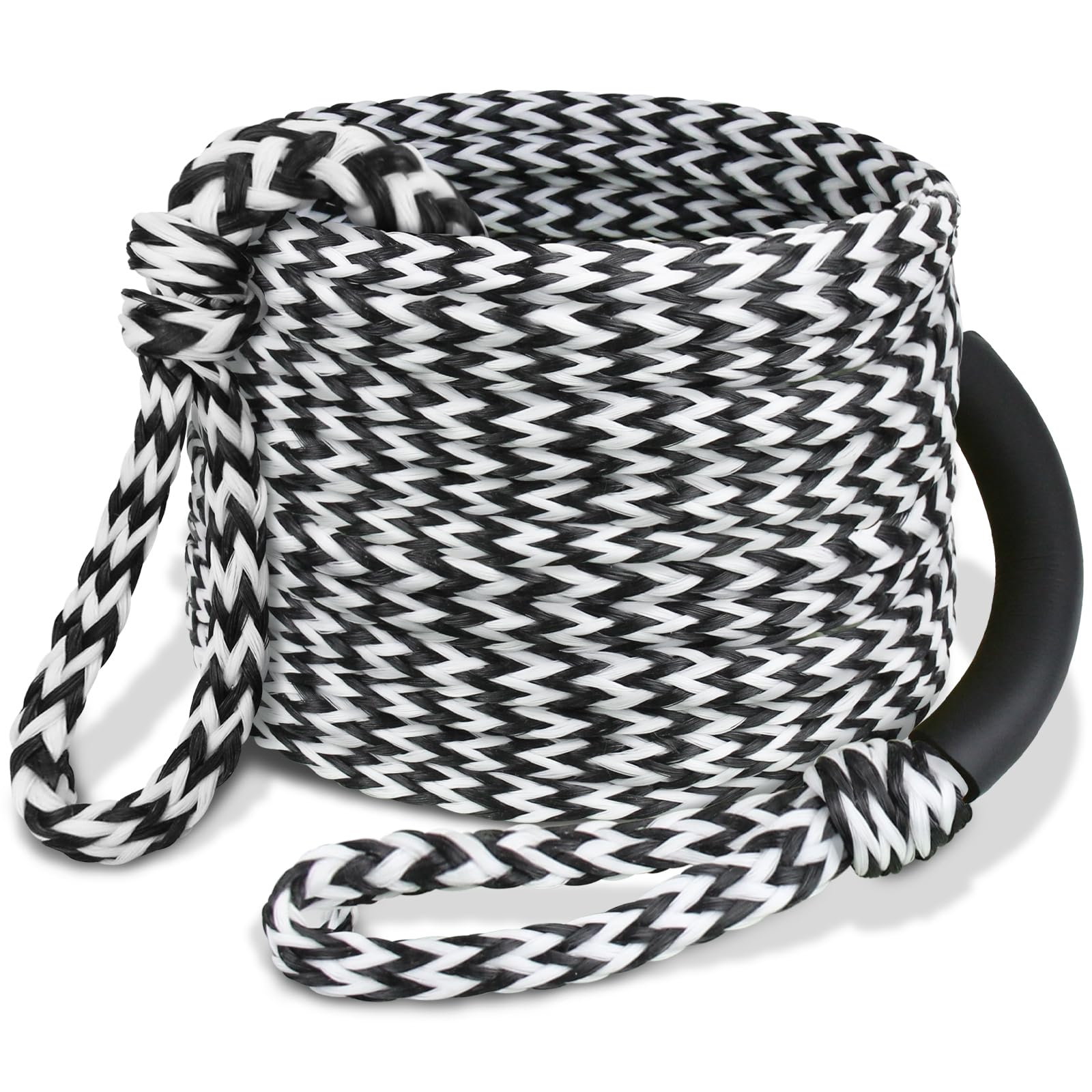 Amazon.com : Boat Tow Rope 60ft 3-6K, Floating Ropes for Towable Tubes ...