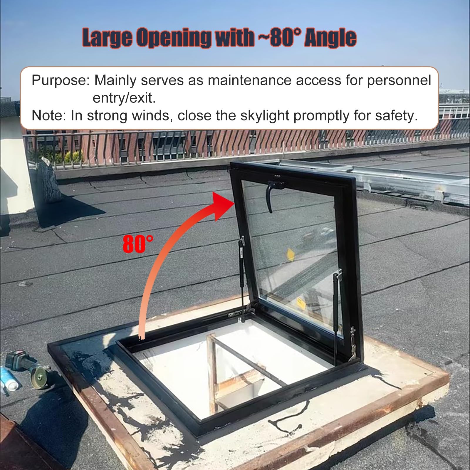 Cellar Doors Basement Custom Skylight - Double Glazed Roof Access Door ...