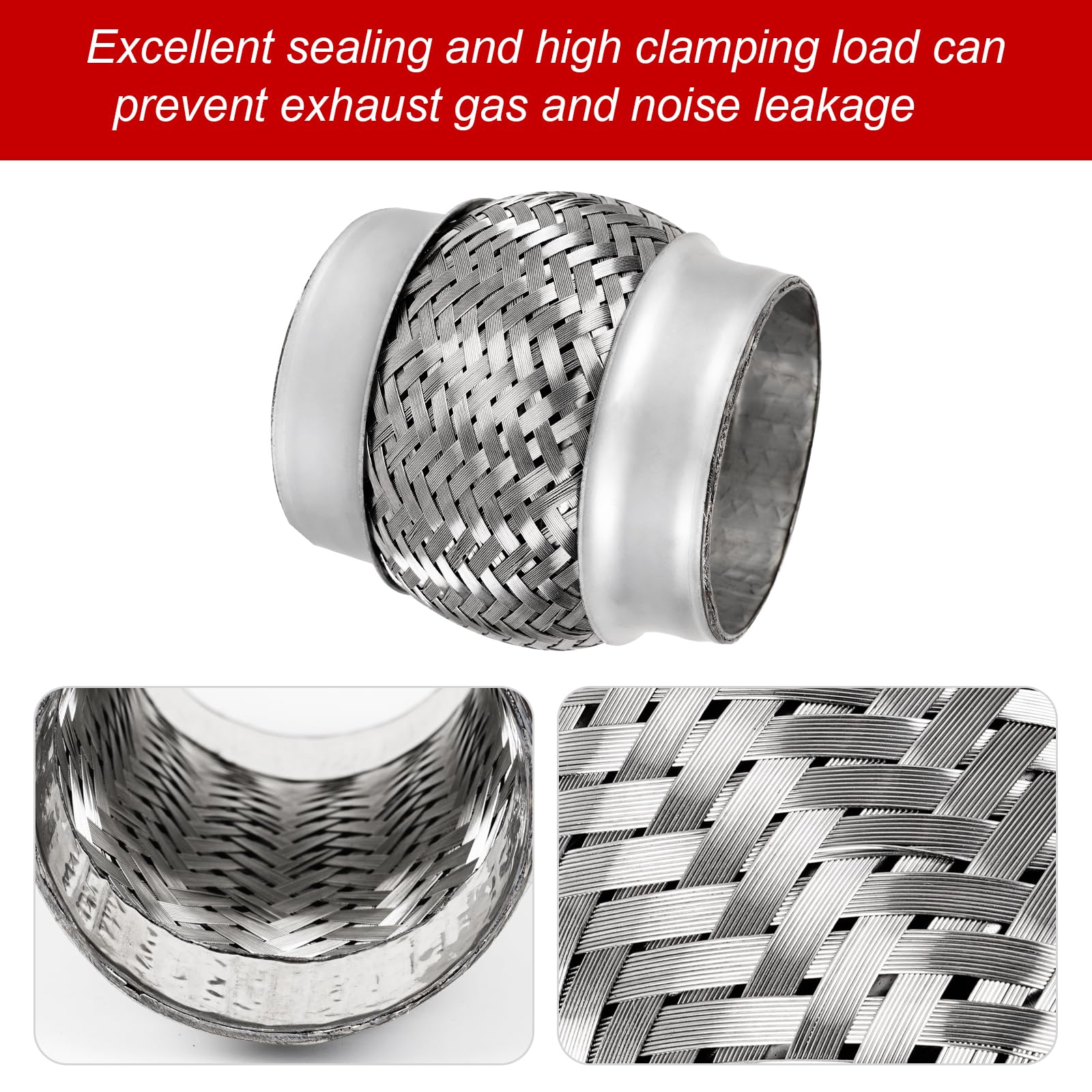 Snapklik.com : Exhaust Flex Pipe,2.5 X 4 Heavy Duty Exhaust Flex Pipe ...