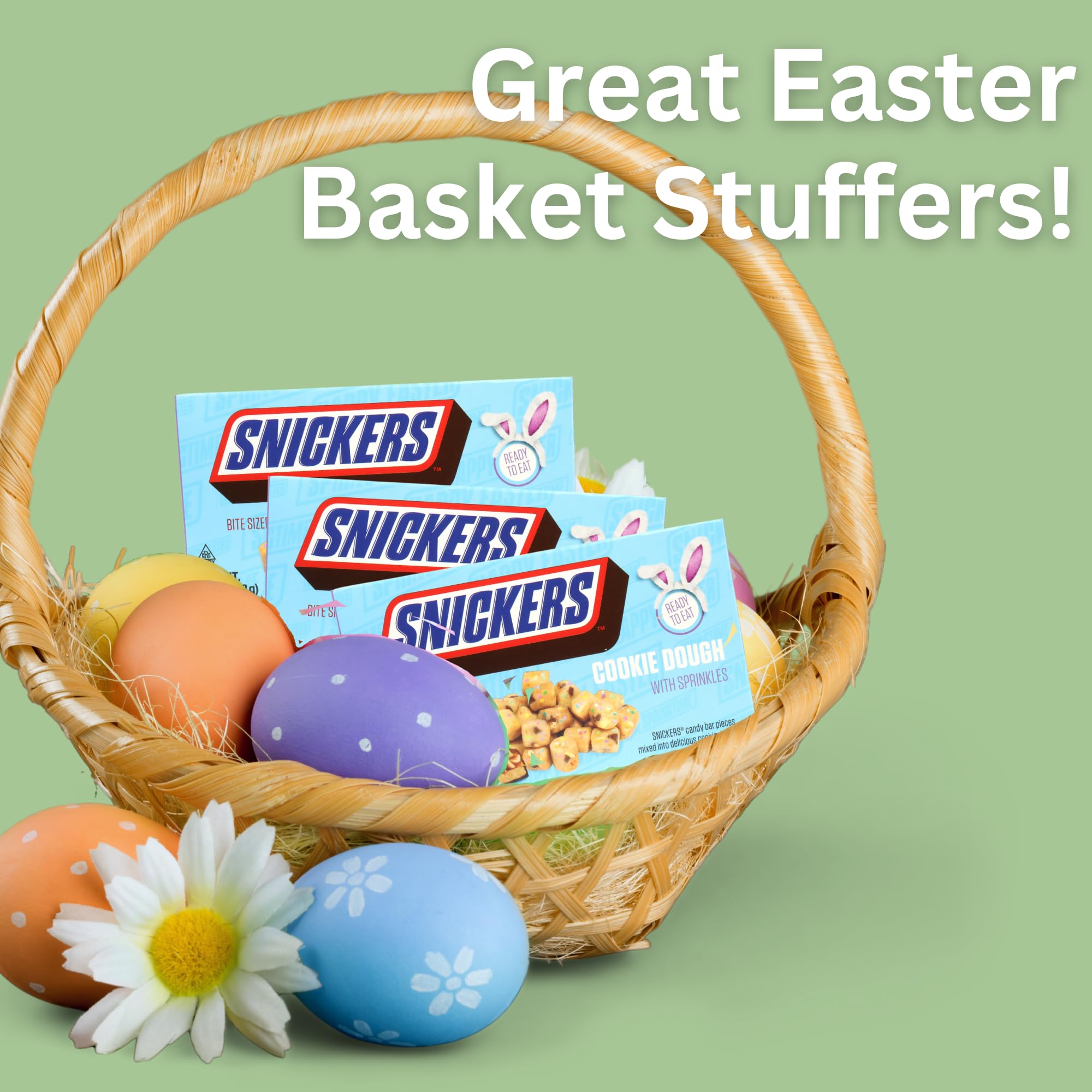 Snapklik.com : Snickers Edible Cookie Dough, Limited Edition Easter ...