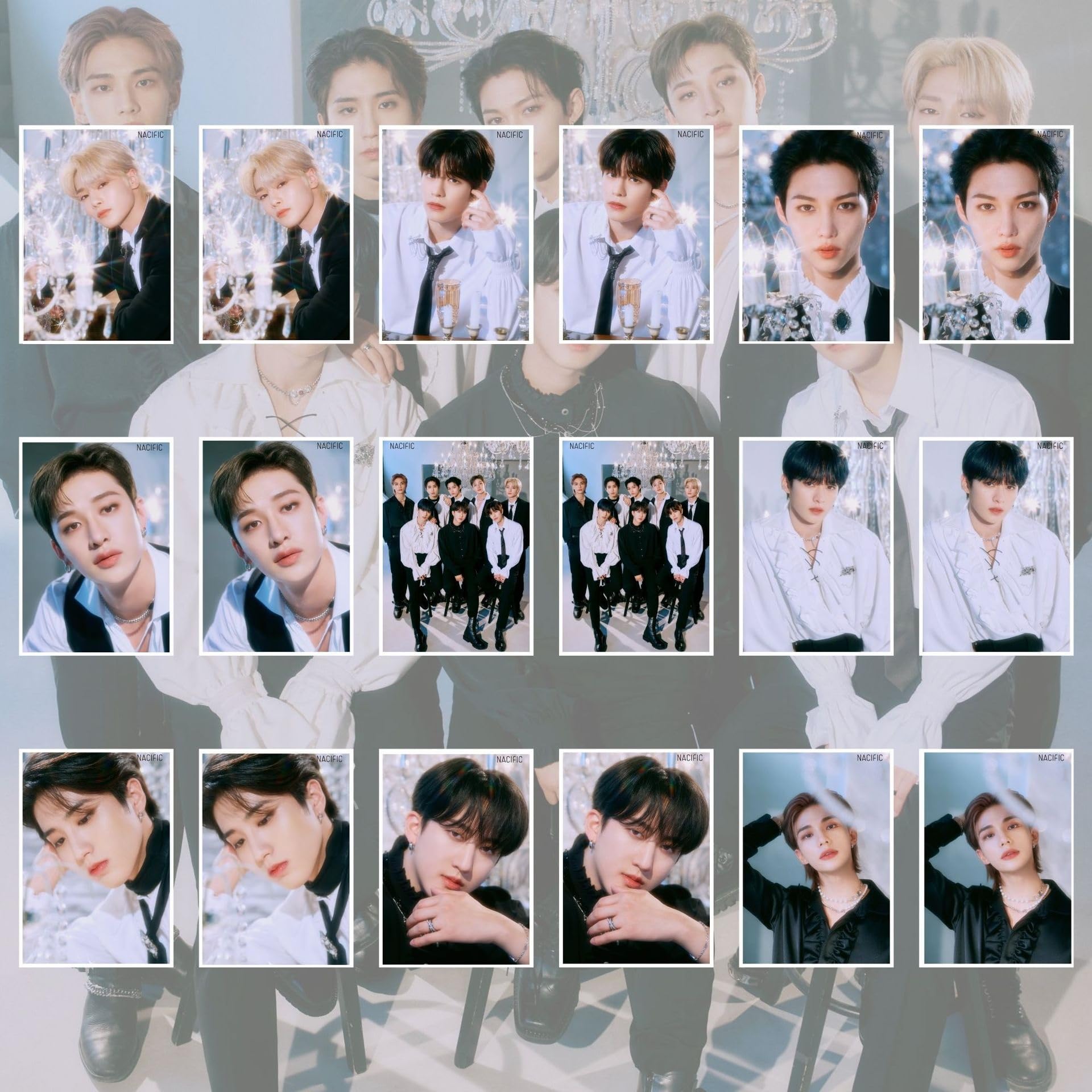 STRAY KIDS Poster Set - 9-Piece K-Pop Wall Decor (8 Members + Group ...