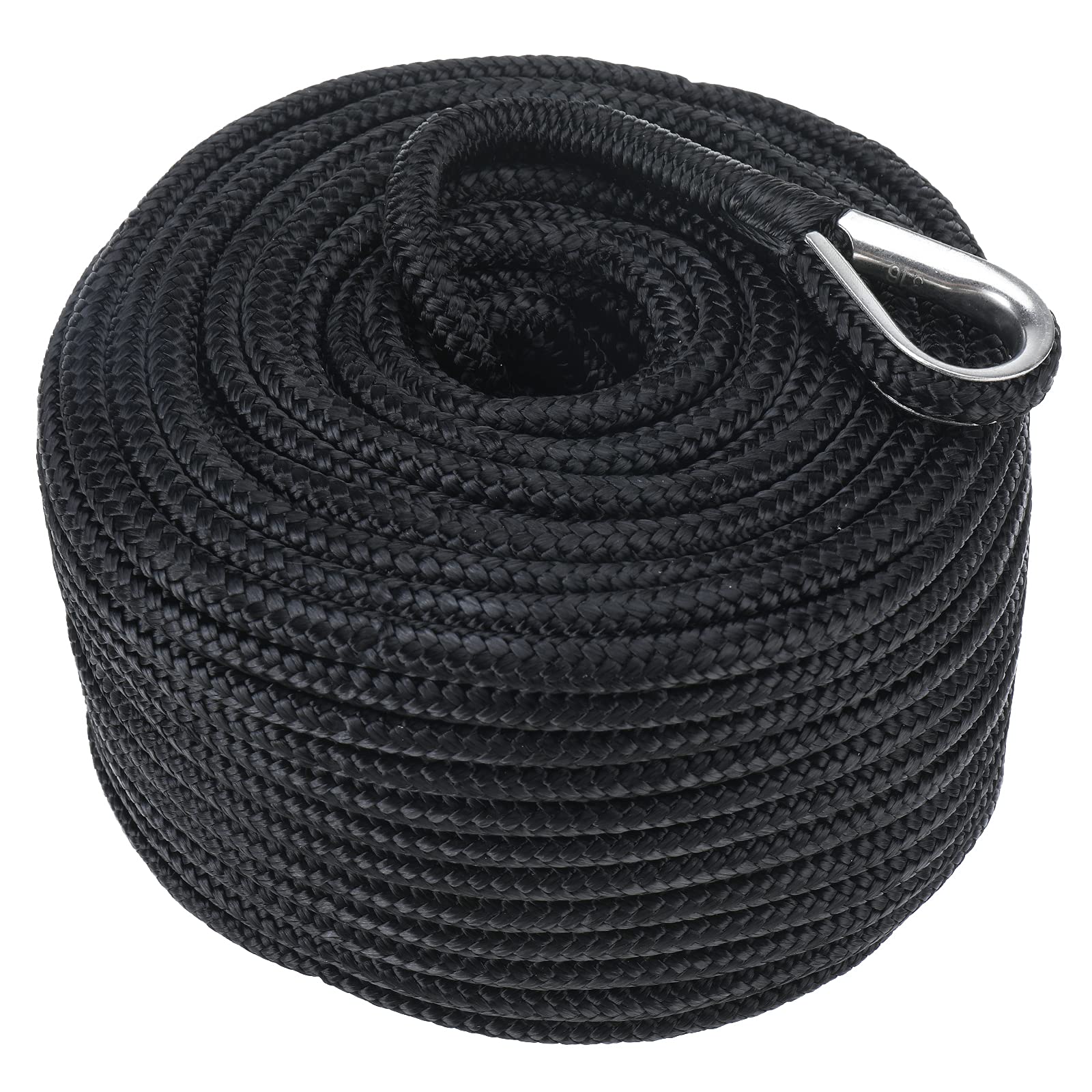 Amazon.com: Amarine Made Anchor Rope Double Braided Nylon Boat Anchor ...