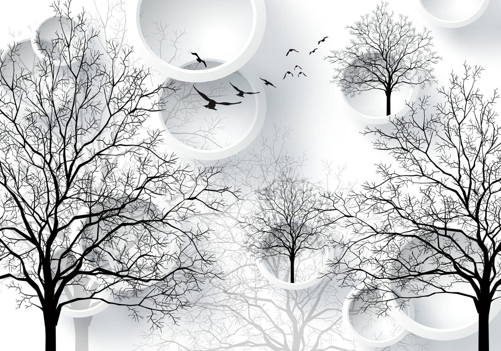 White Tree Wallpaper