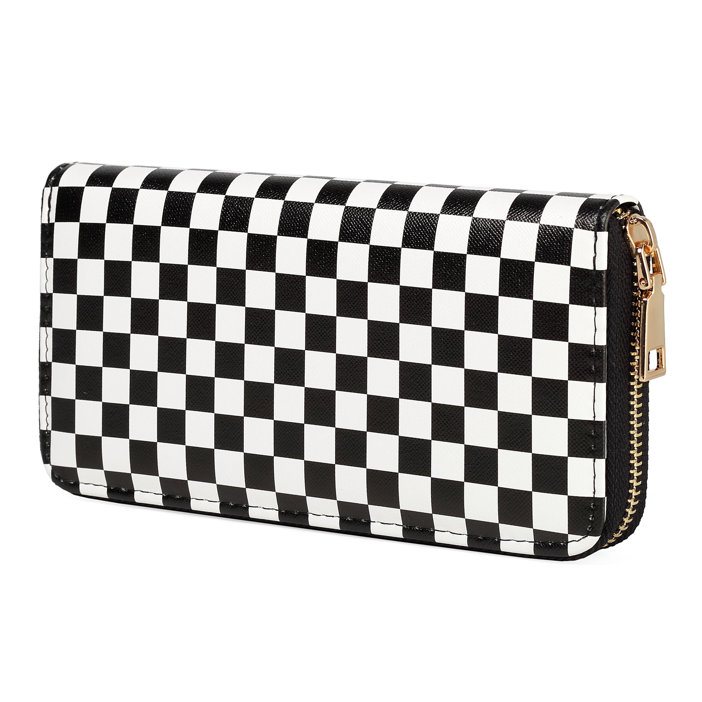 Amazon.com: Nabegum Checkered Wallets for Women Teen Girls Cute Small ...