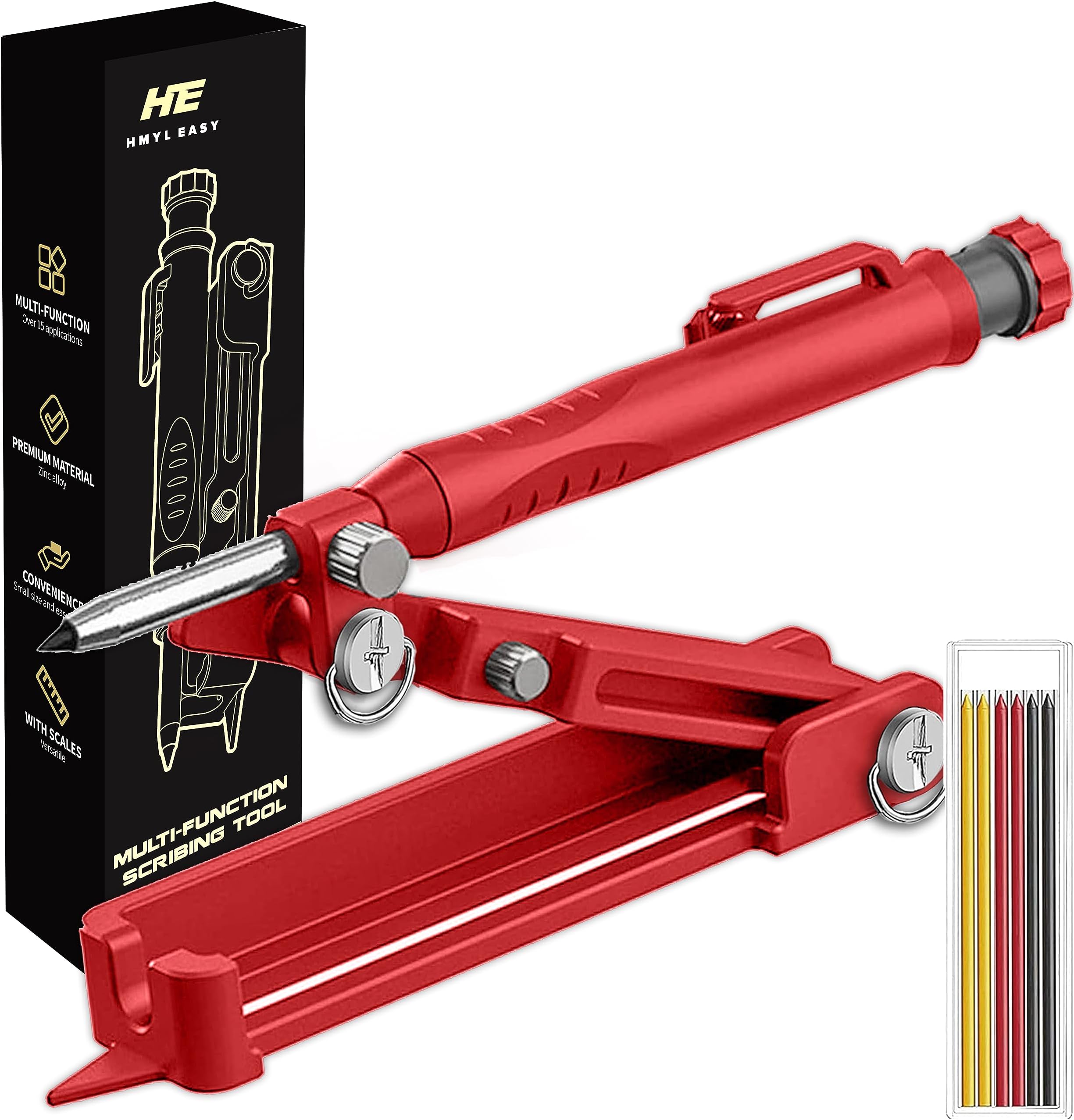 Amazon.com: Hmyl Easy Multi function Scribing Tool, Zinc Alloy Smart ...