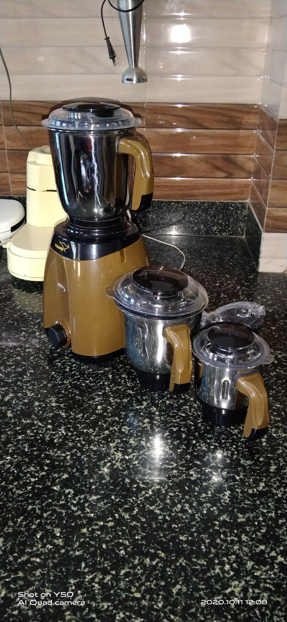 Buy V-Guard Mixer Grinder, 600W, 3 Jars (Brown) Online at Low Prices in ...