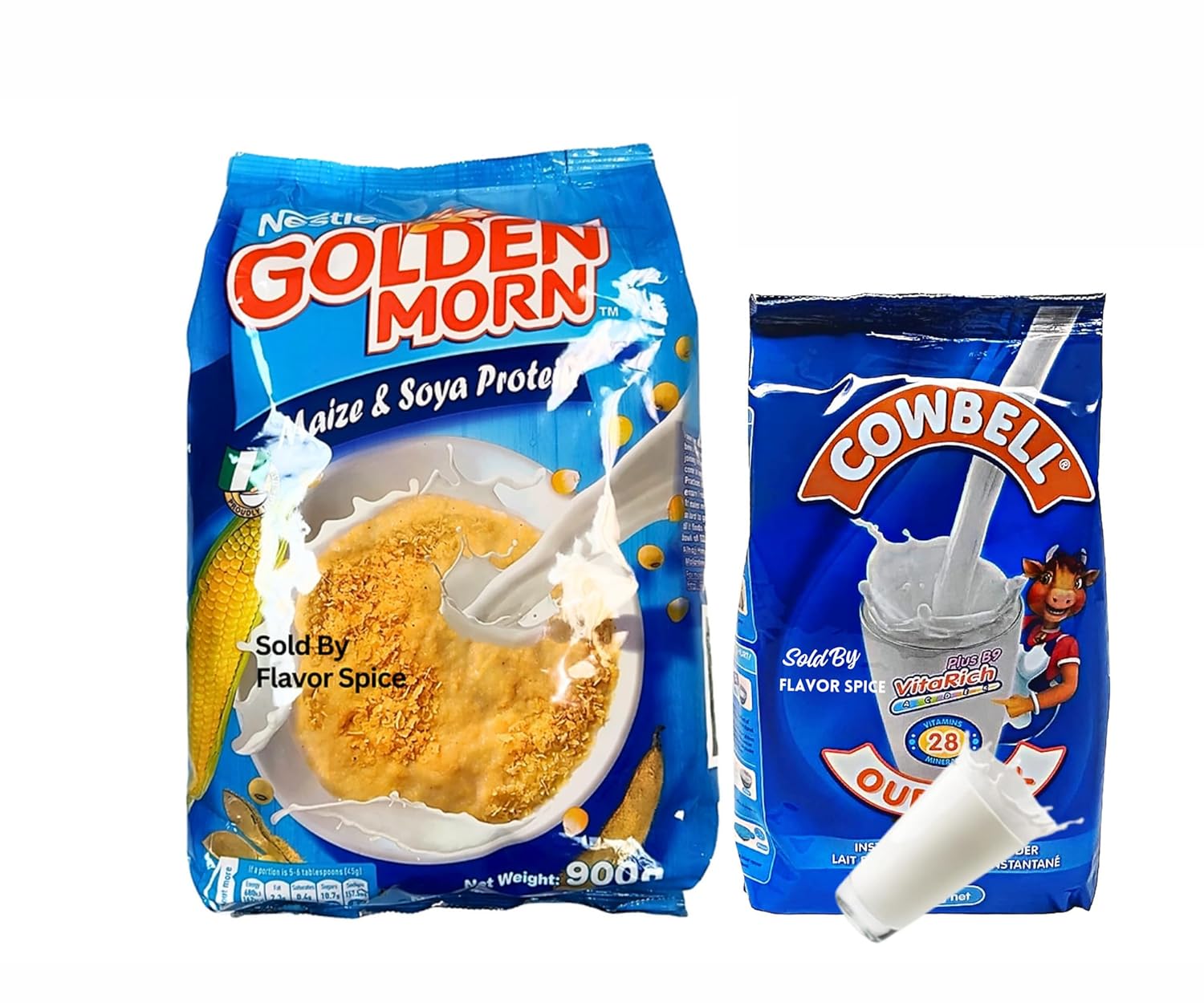 Amazon.com: Golden Morn (900g (1 Pack) with Cowbell Powder Milk (320g(SACHET) COMBO PACK