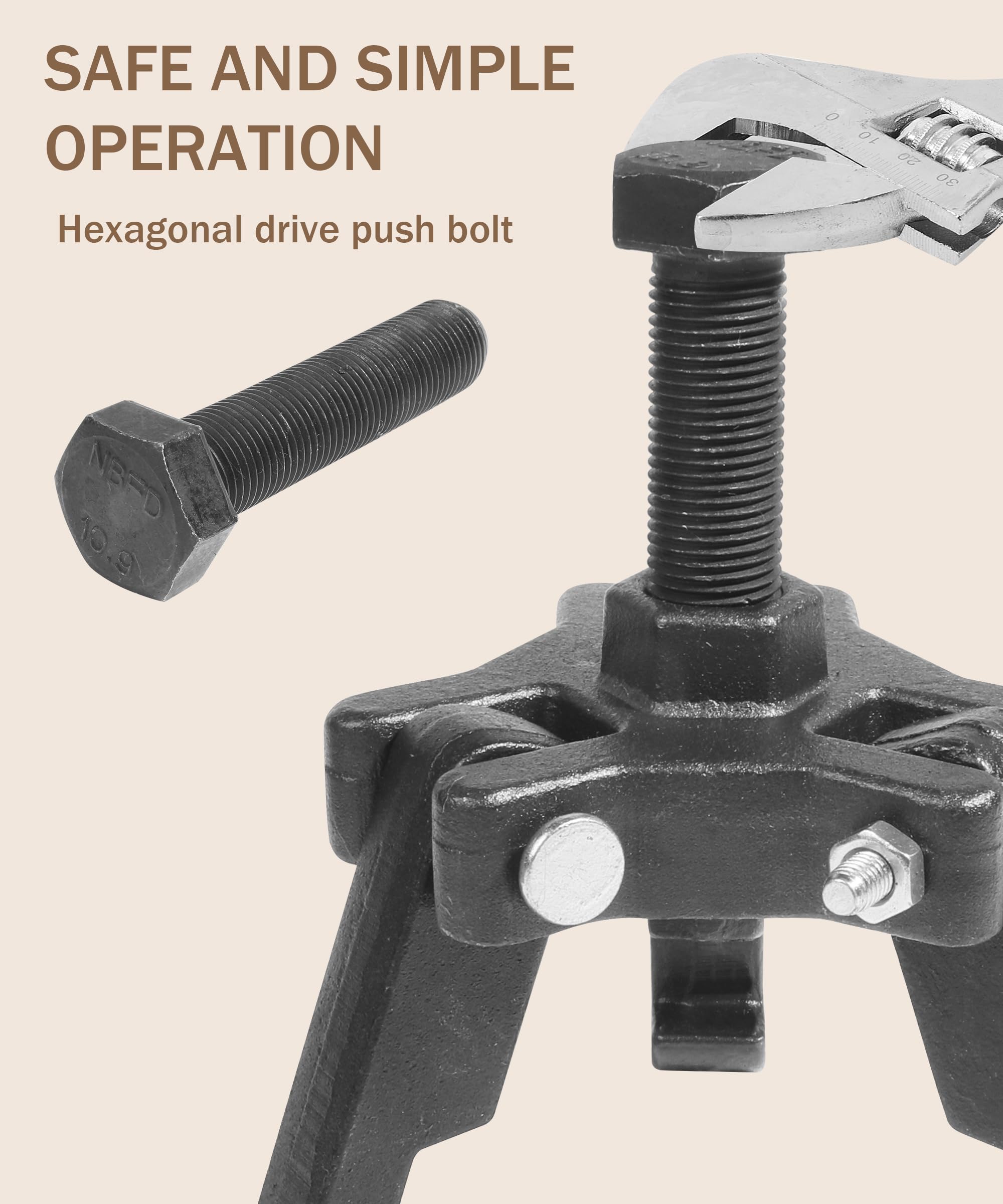 Snapklik.com : Bylikeho Harmonic Balancer Puller Kit,Harmonic Damper ...