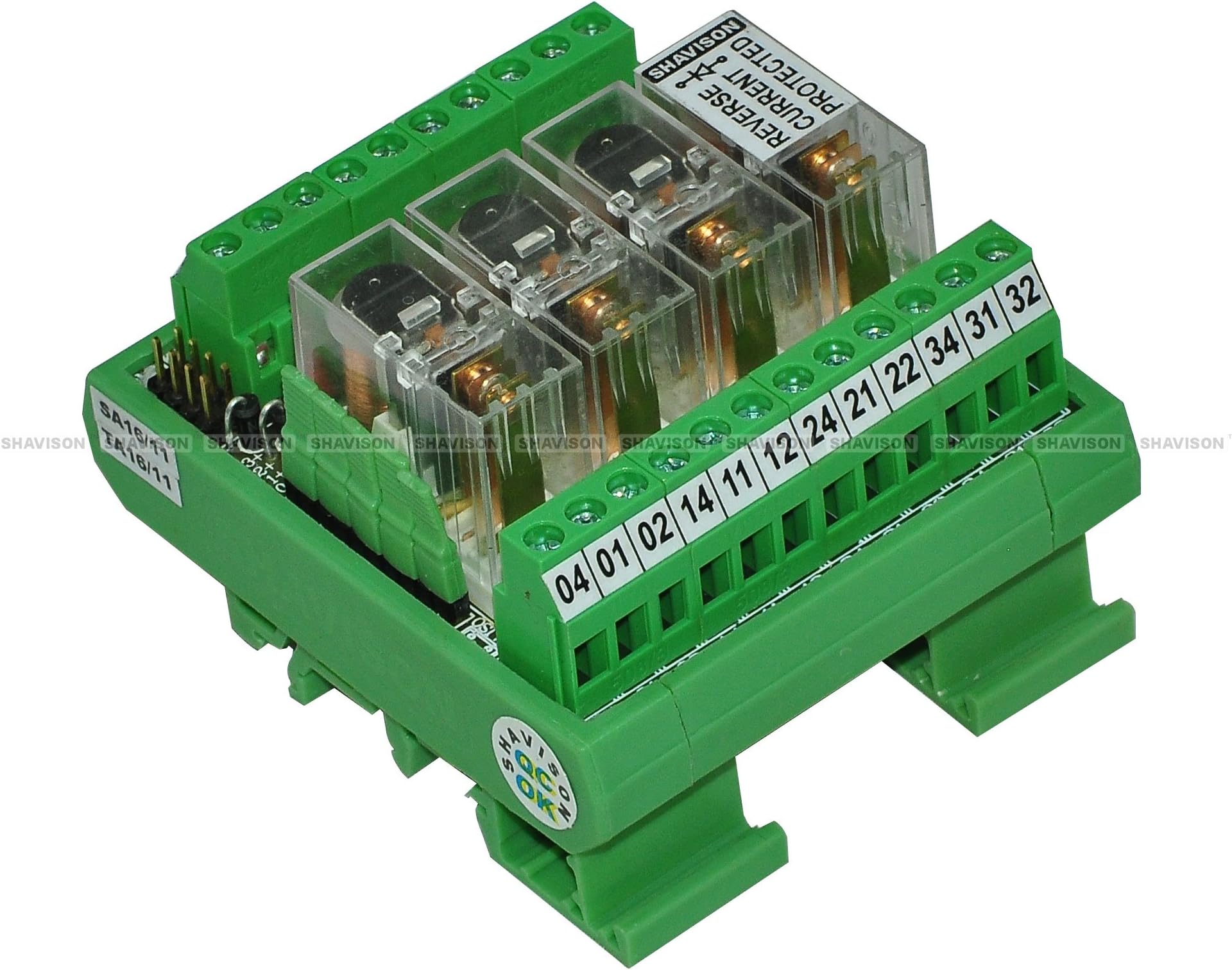 Phoenix Contact Make 8 Channel 24V 1 Changeover Relay Board with ...
