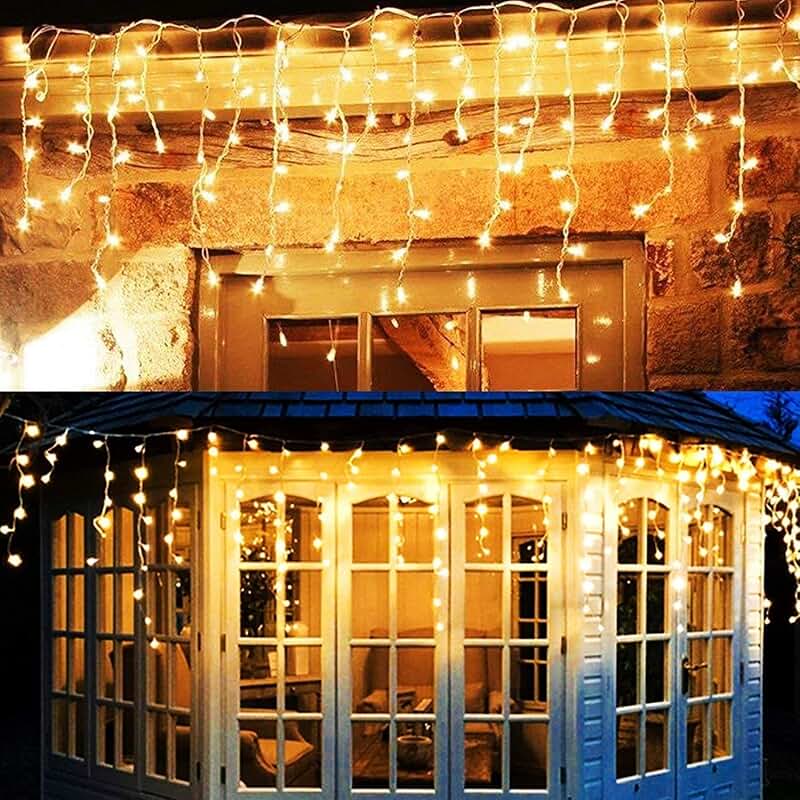 Amazon.com: outdoor icicle lights