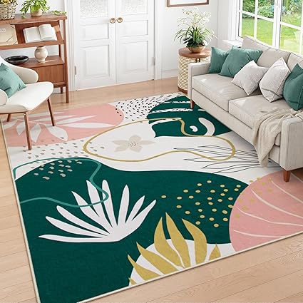 Amazon.com: Lahome Washable Rug 5x7 - Rugs for Living Room 5x7 Non-Slip ...