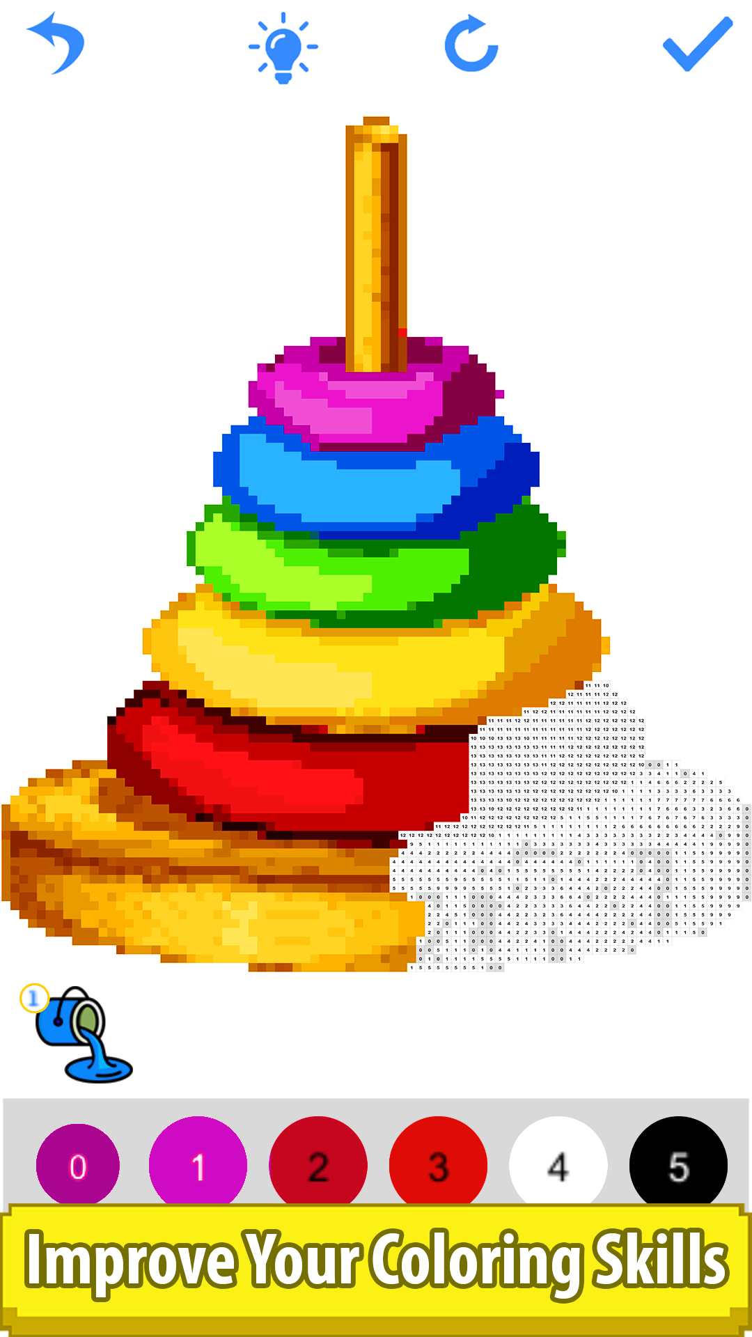 Toys Color By Number - Pixel Art, Sandbox Coloring Book:Amazon.ca ...