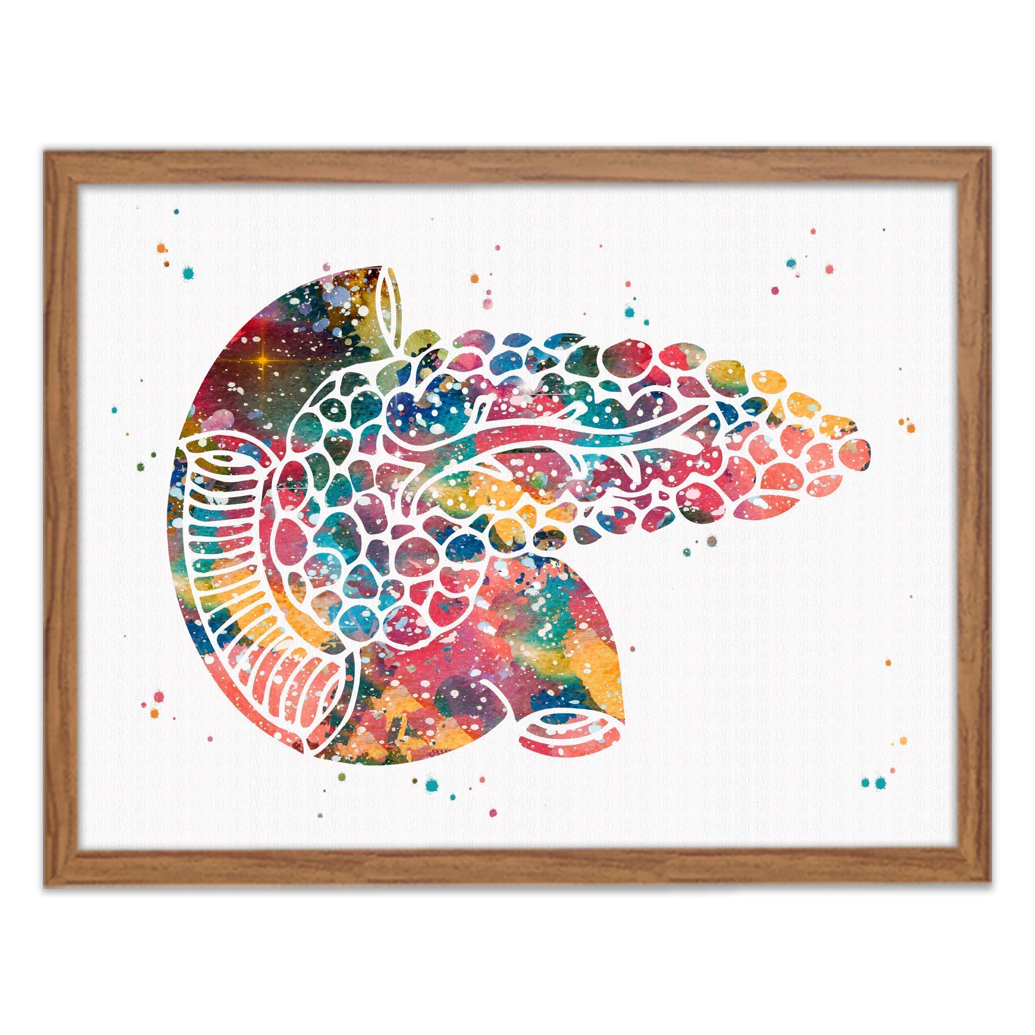 Buy Pancreas Watercolor Print Human Internal Organs Wall Art Digestive ...