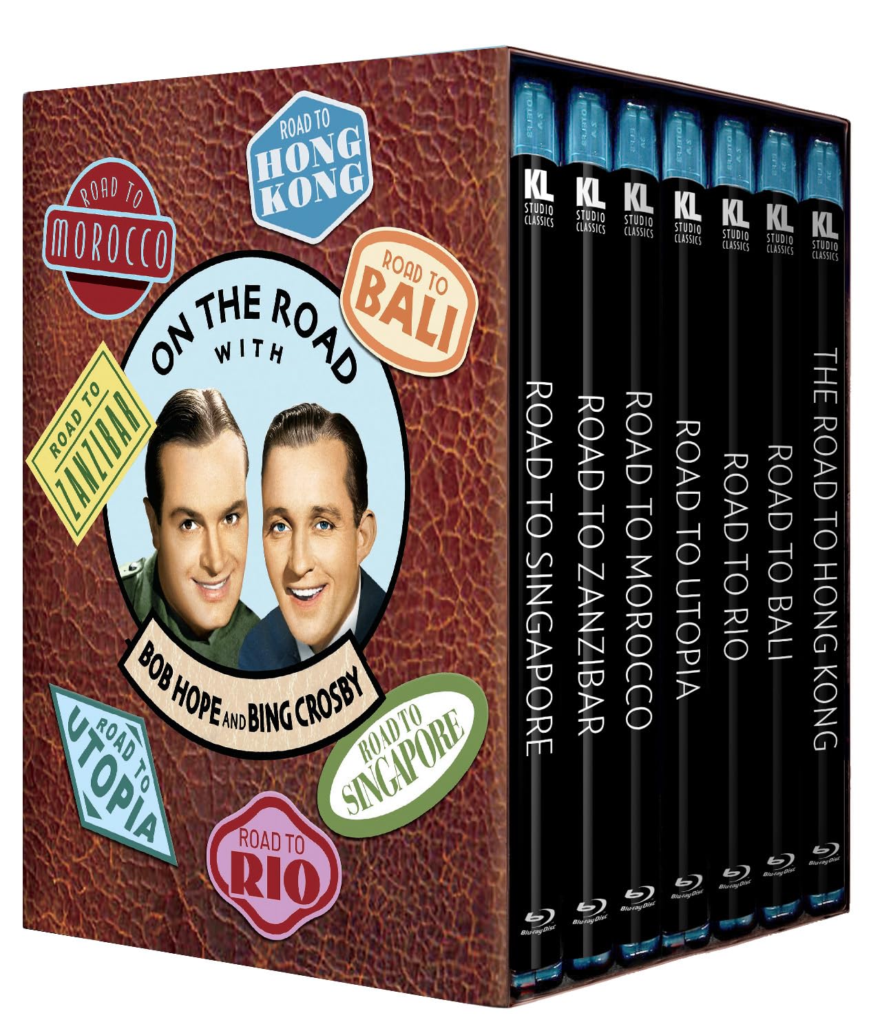 On The Road with Bob Hope and Bing Crosby [Blu-ray] : Bob Hope, Bing ...