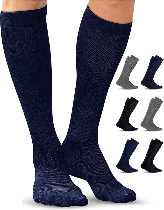 Amazon.com: Pembrook Light Compression Socks for Men 8-15 mmHg ...